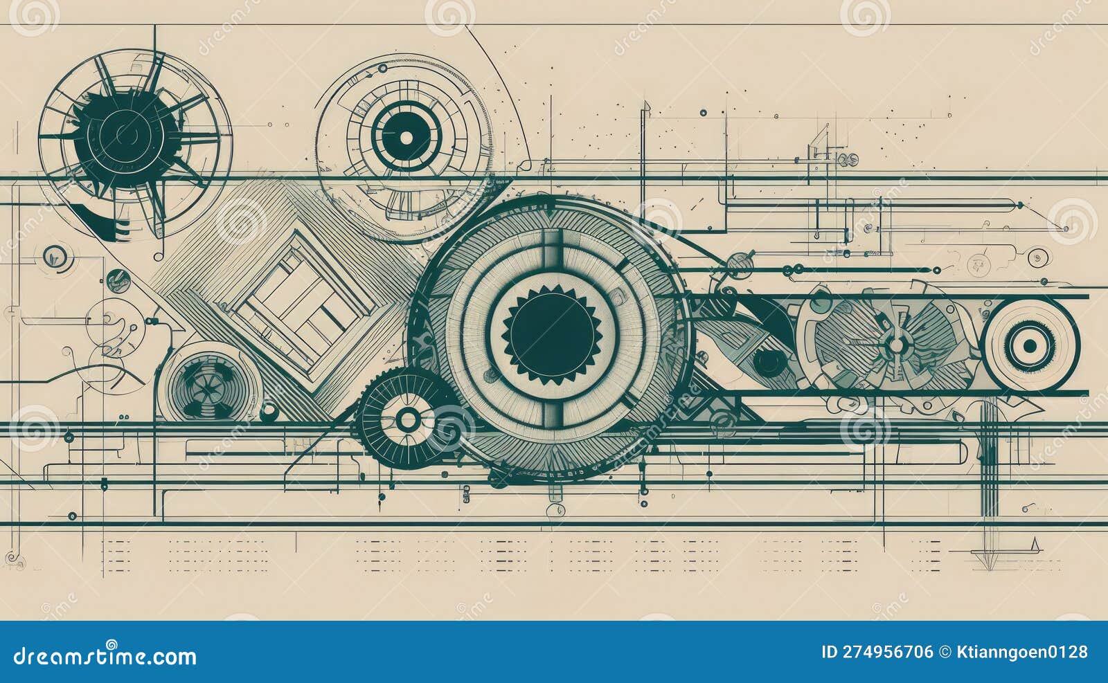 Simple Mechanical Engineering Drawing