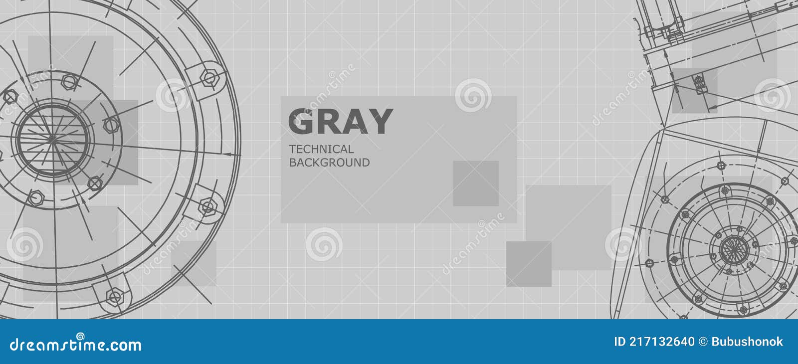 Mechanical Engineering Drawing. Abstract Drawing Stock Vector ...