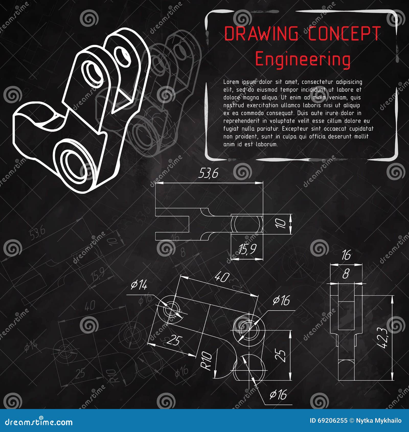 Engineering Drawings Stock Photo | CartoonDealer.com #8736618