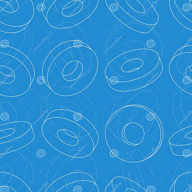 Mechanical Engineering Drawings on Blue Background. Cutter, Assembly ...