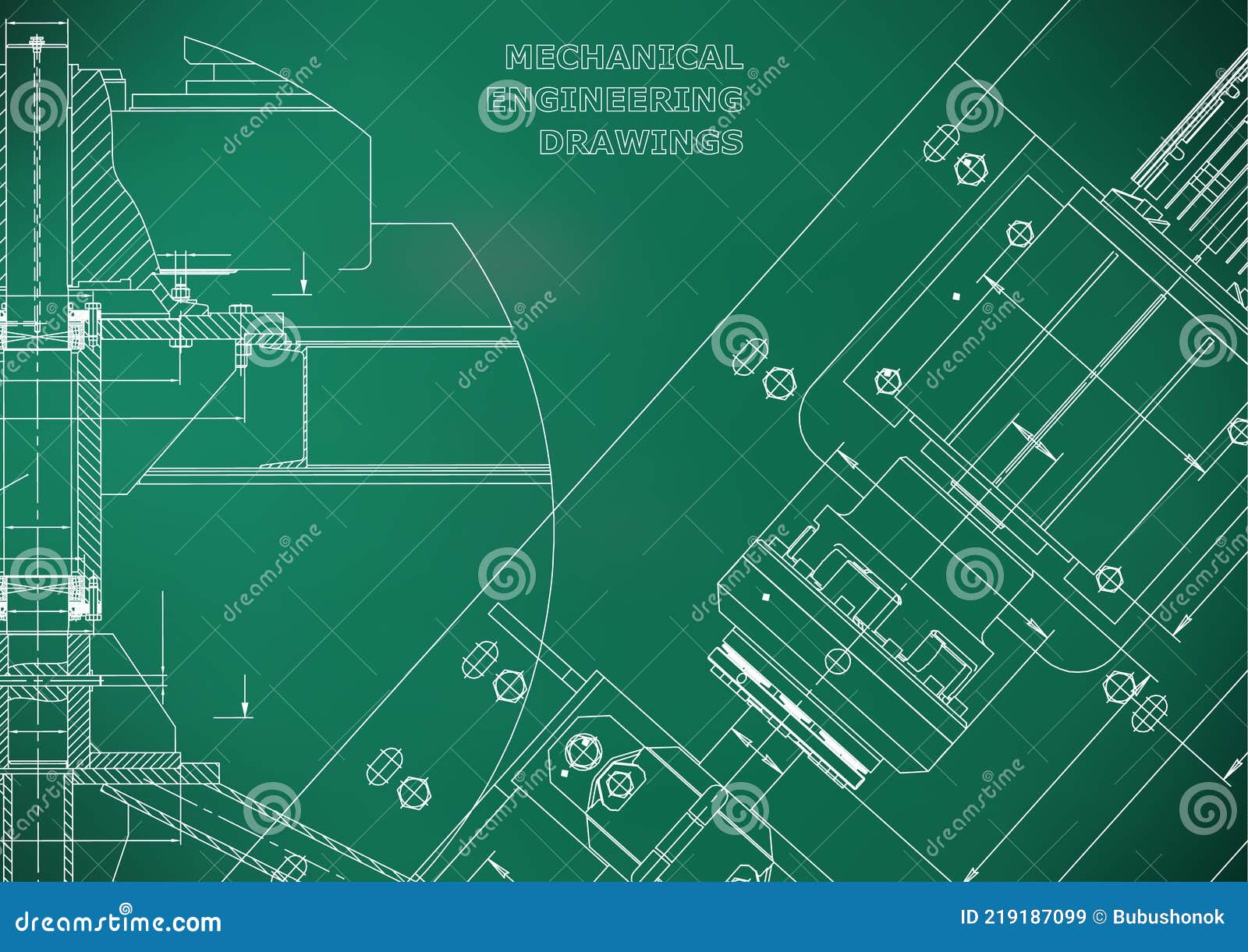 Engineering Backgrounds. Mechanical Engineering Drawing Stock ...