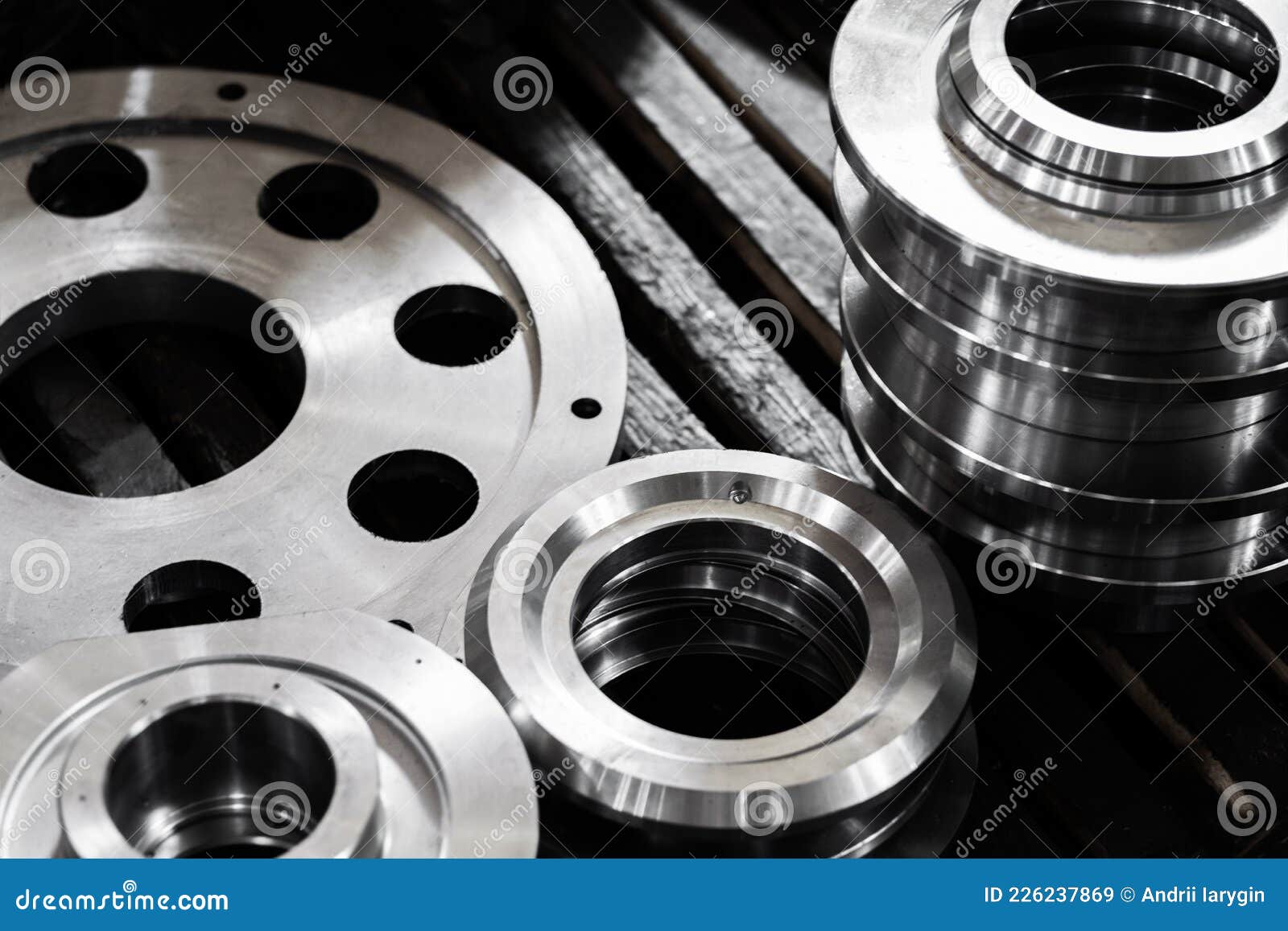 Mechanical Engineering Parts Production Stock Image - Image of service ...