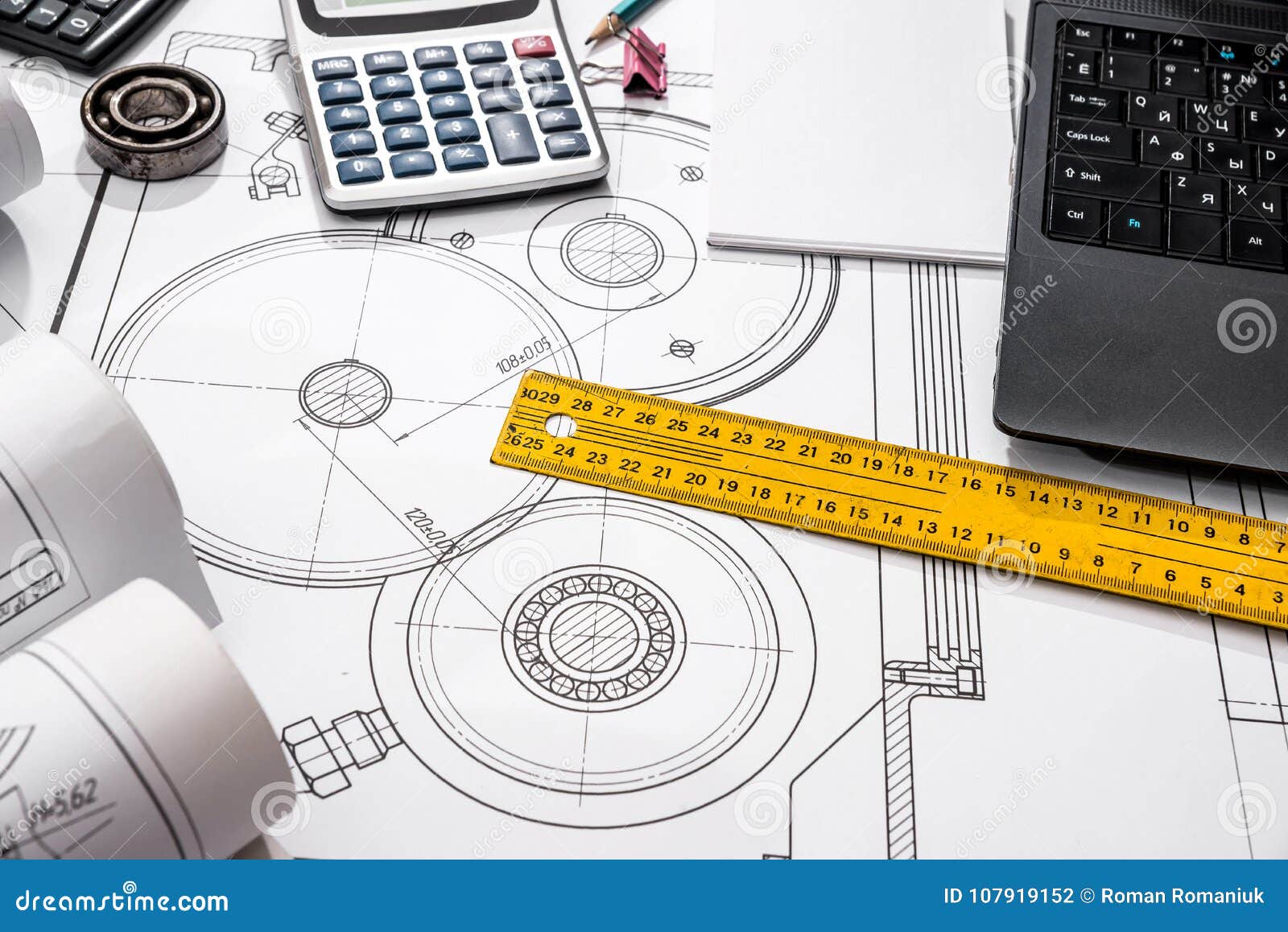 Mechanical Engineering of Parts with Tools Stock Photo - Image of ... Mechanical Engineering of Parts with Tools Stock Photo - Image of ...