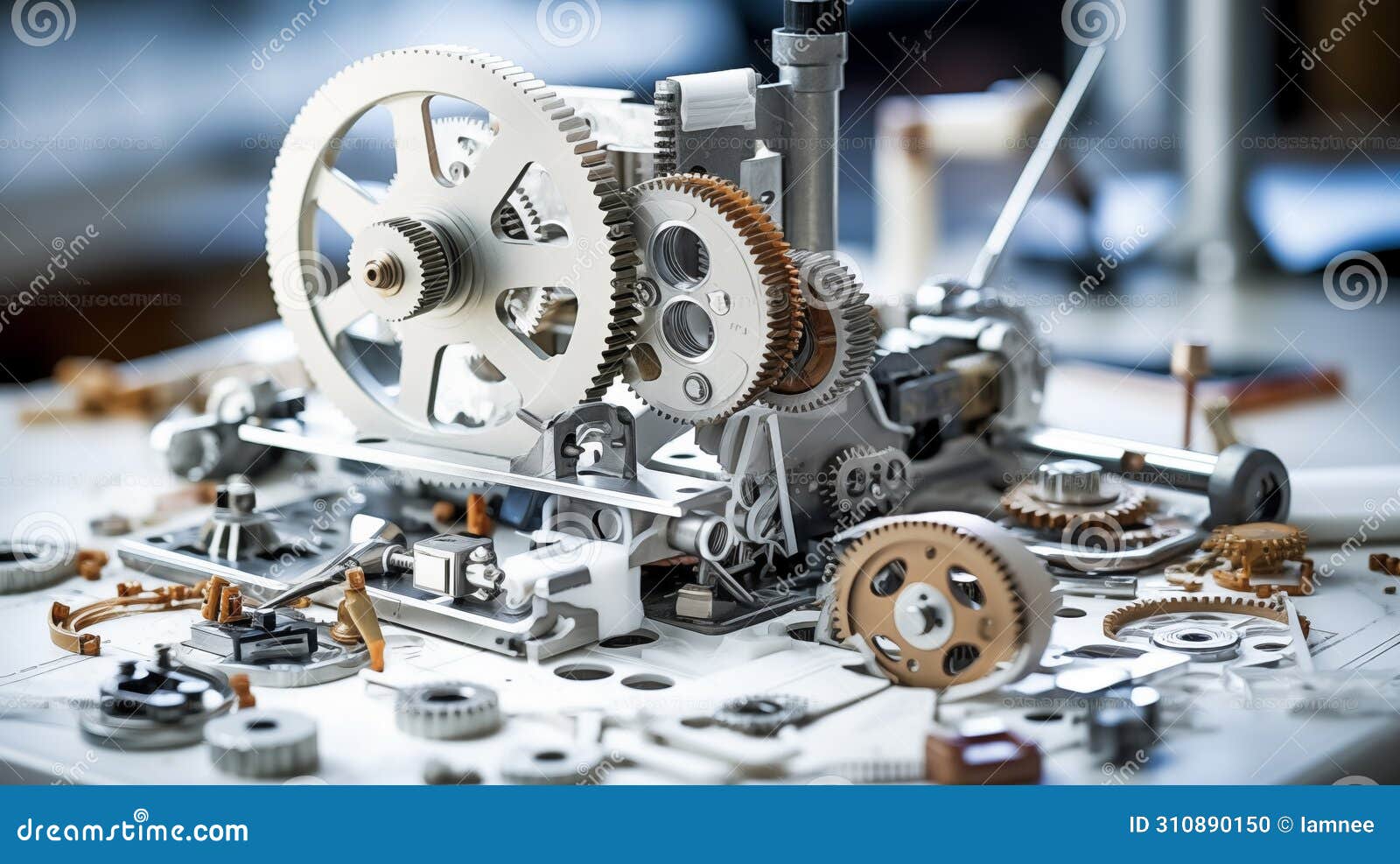 Mechanical Engineering Practice.AI Generated Stock Illustration - Illustration of operation ...