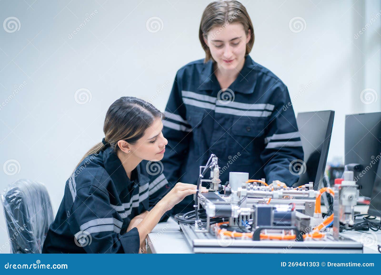 Mechanical Engineering Team Working in Robotic Technology Lap for ...