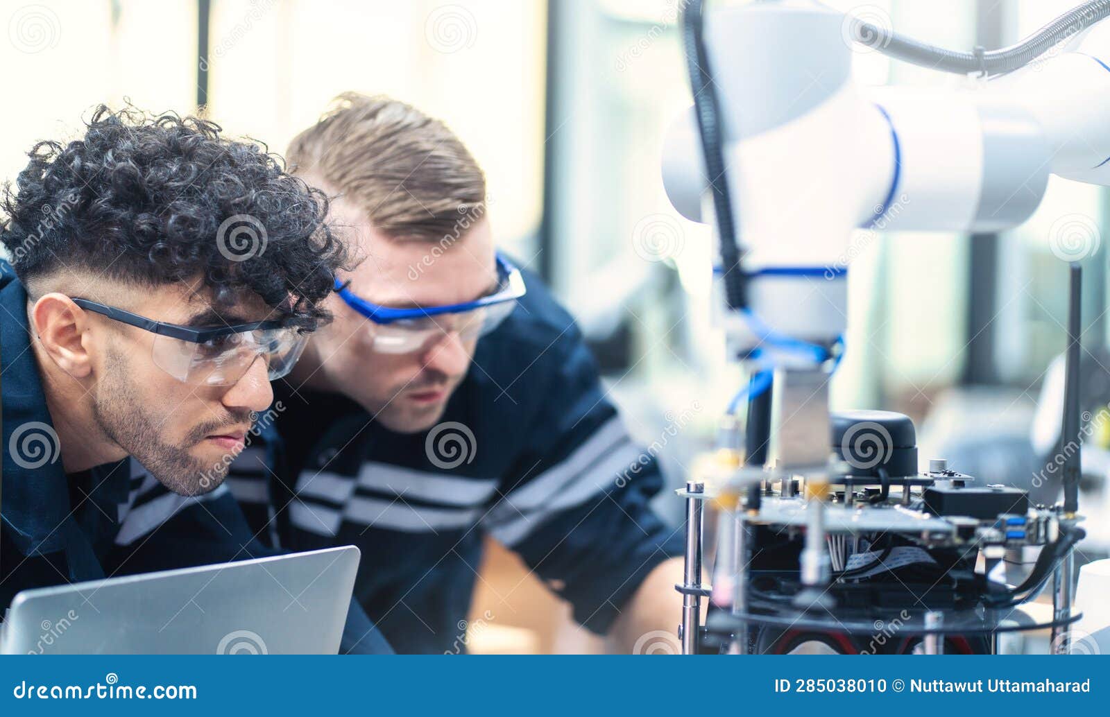 Mechanical Engineering Team Working in Robotic Technology Lap for ...