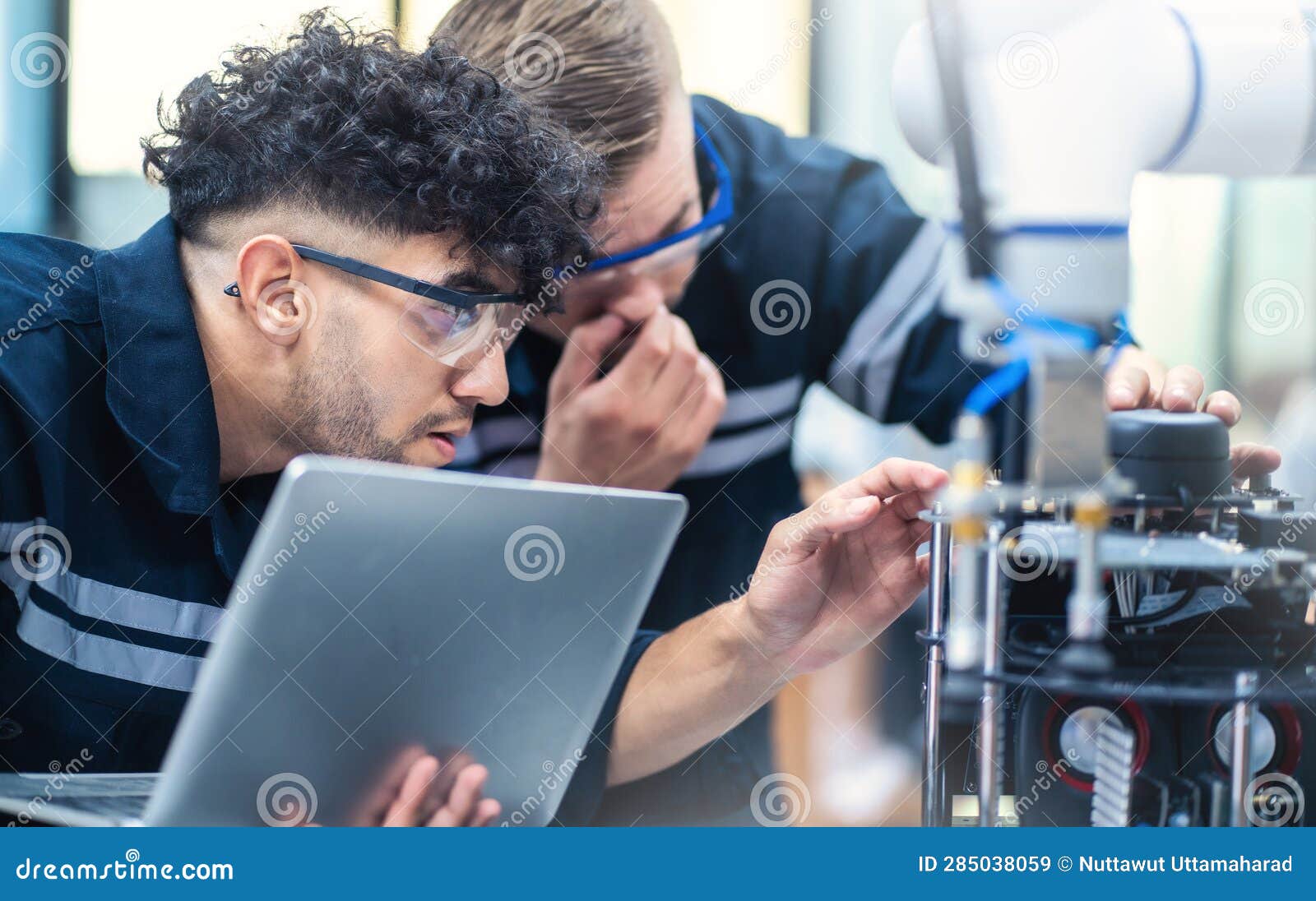 Mechanical Engineering Team Working in Robotic Technology Lap for ...