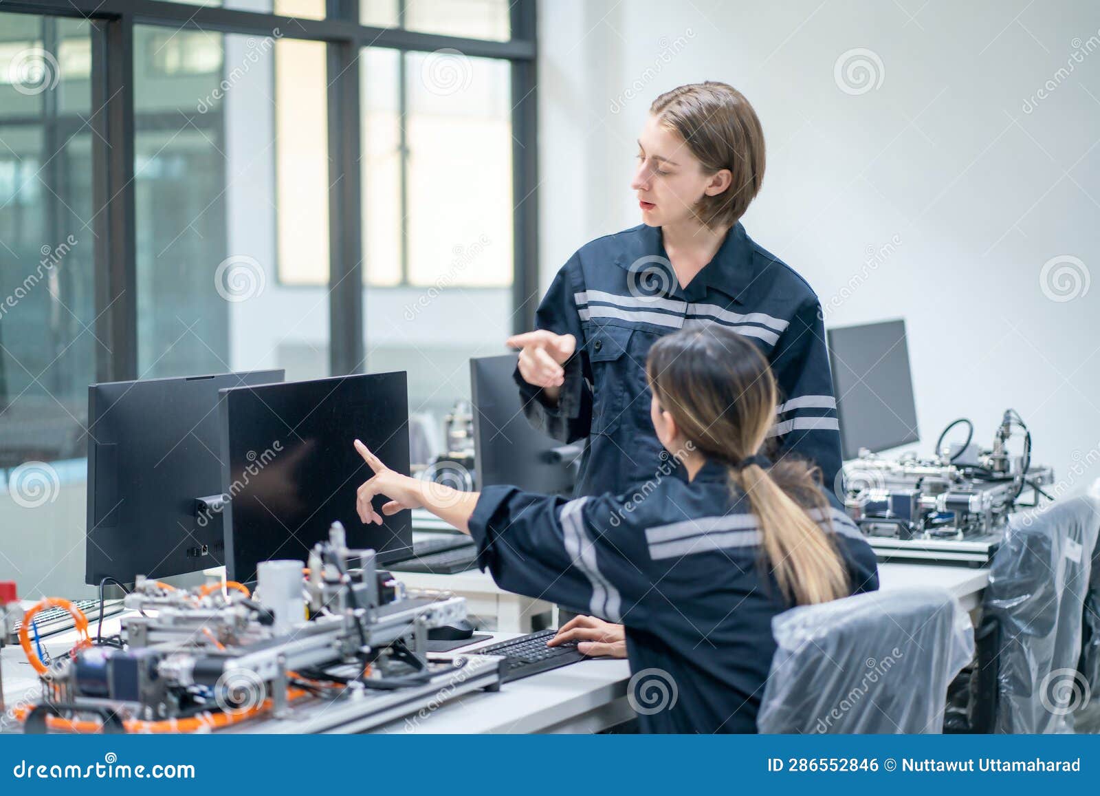 Mechanical Engineering Team Working in Robotic Technology Lap for ...