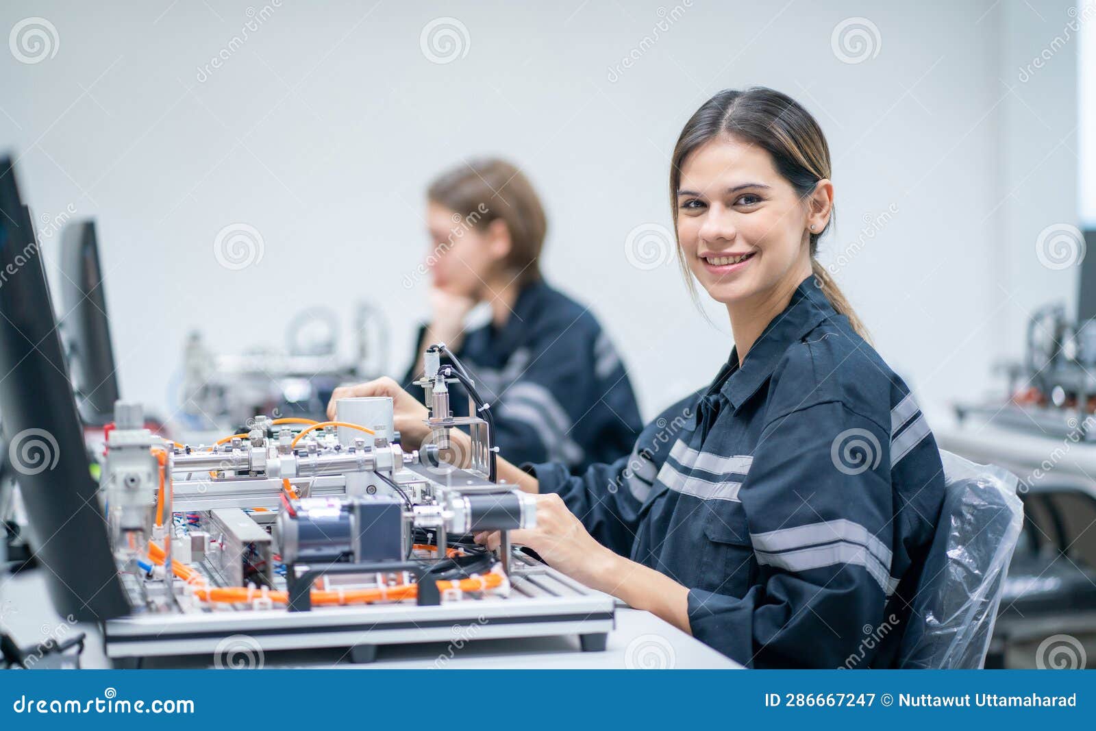 Mechanical Engineering Team Working in Robotic Technology Lap for ...