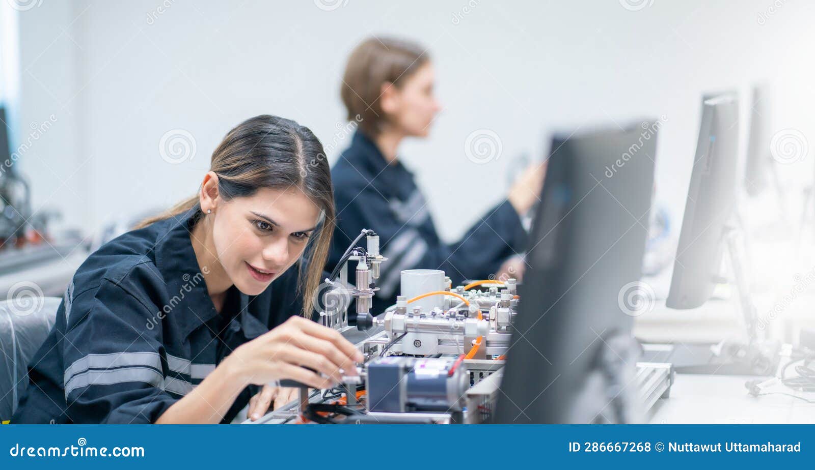 Mechanical Engineering Team Working in Robotic Technology Lap for ...