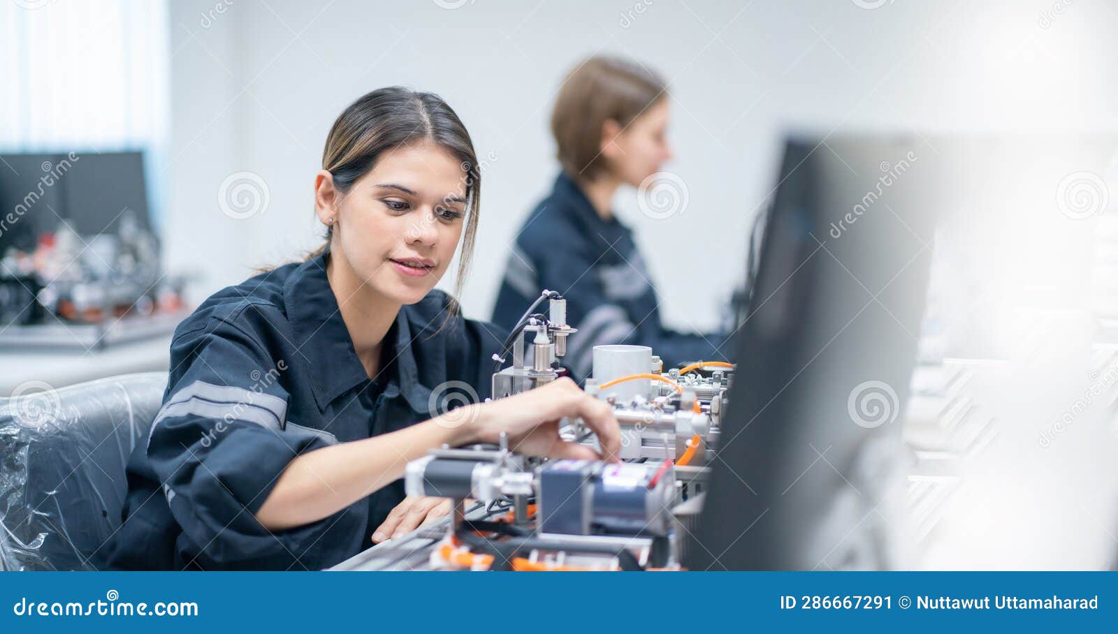 Mechanical Engineering Team Working in Robotic Technology Lap for ...