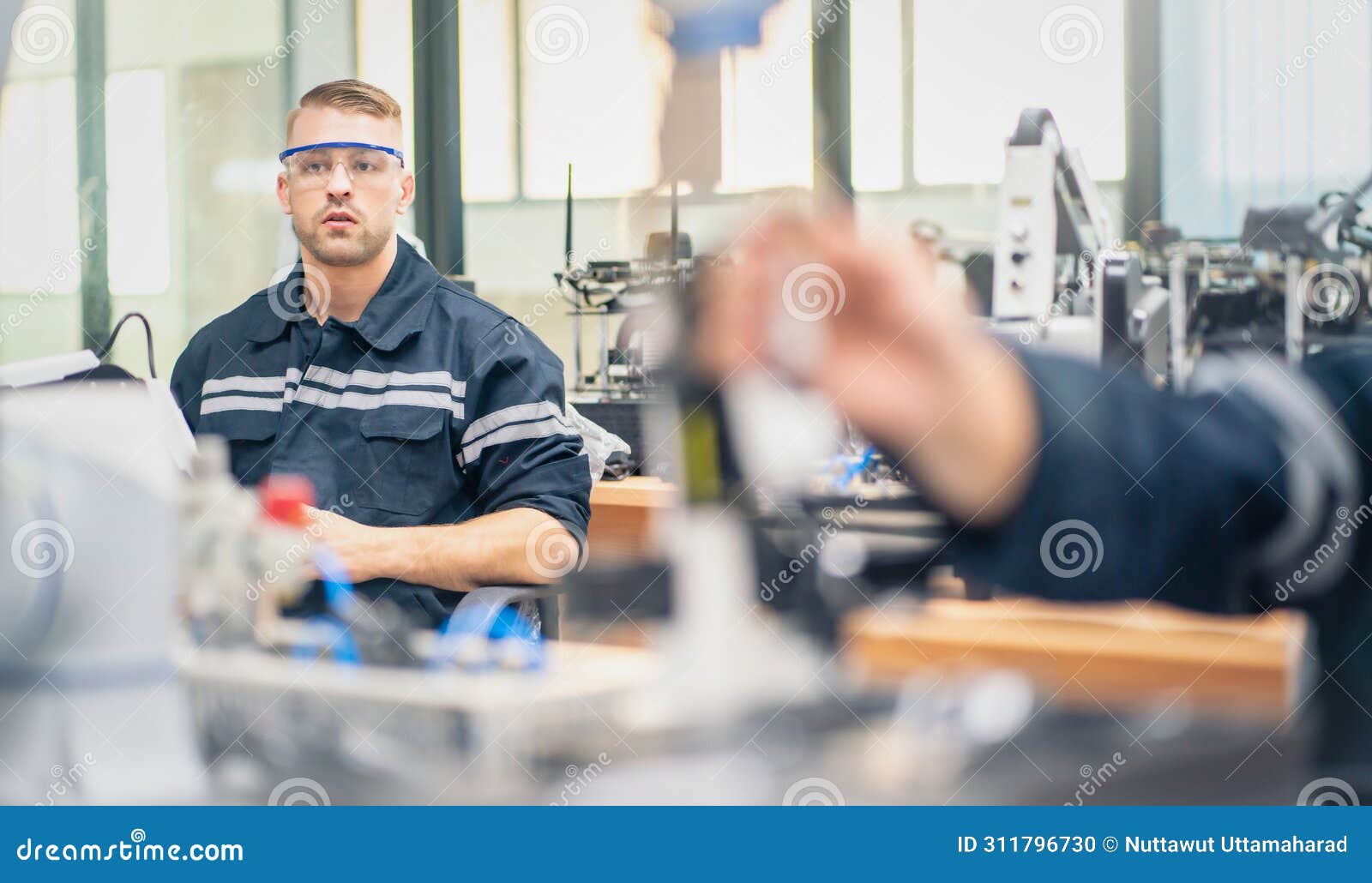 Mechanical Engineering Team Working in Robotic Technology Lap for ...