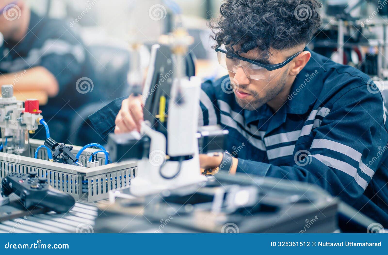 Mechanical Engineering Team Working in Robotic Technology Lap for ...