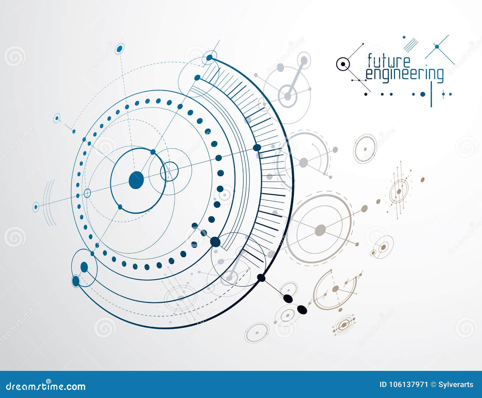 Mechanical Engineering Technology Vector Abstract Background ...