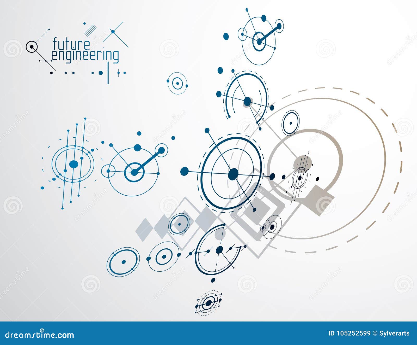Mechanical Engineering Technology Vector Abstract Background ...