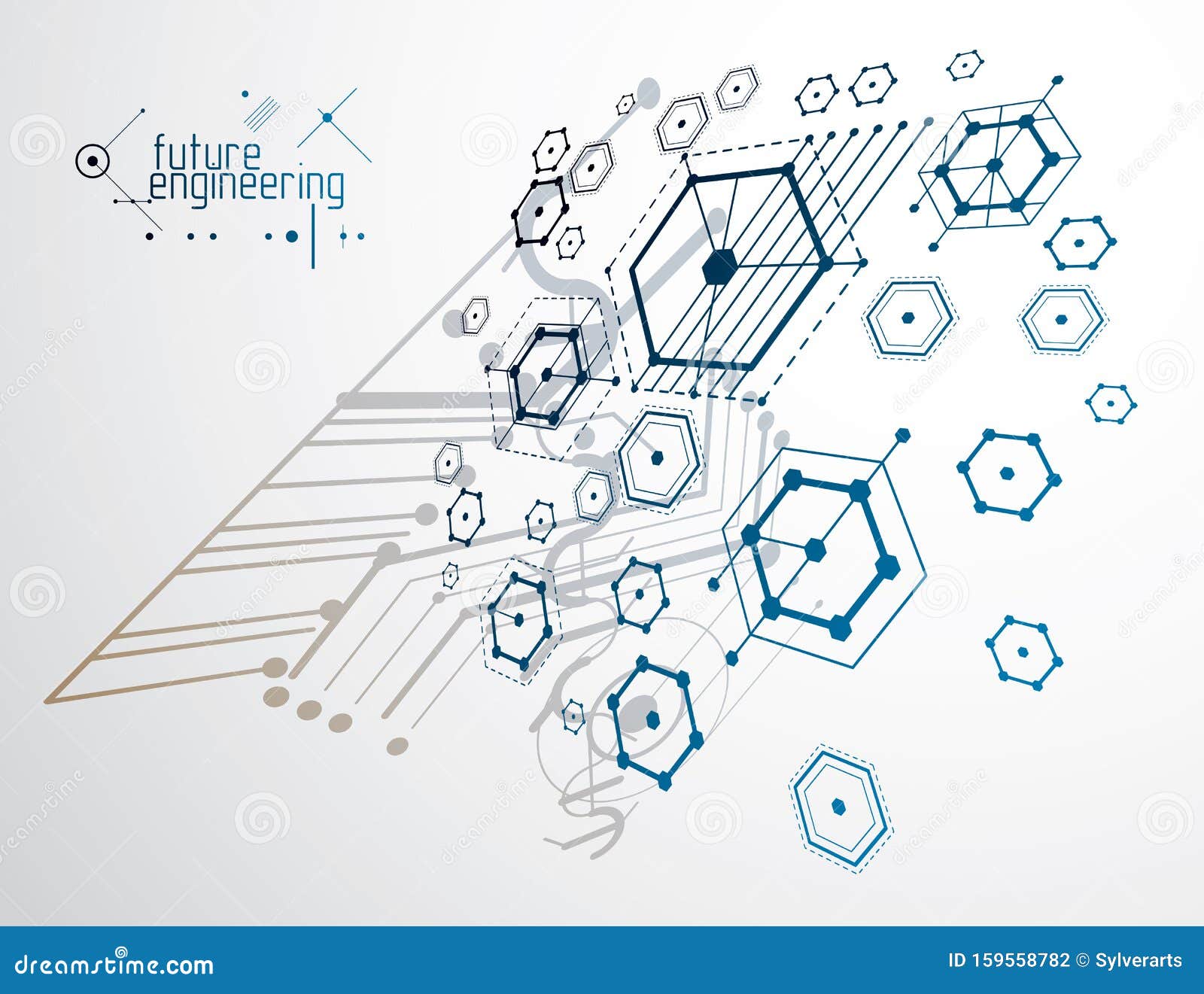 Mechanical Engineering Technology Vector Abstract Background. Stock ...