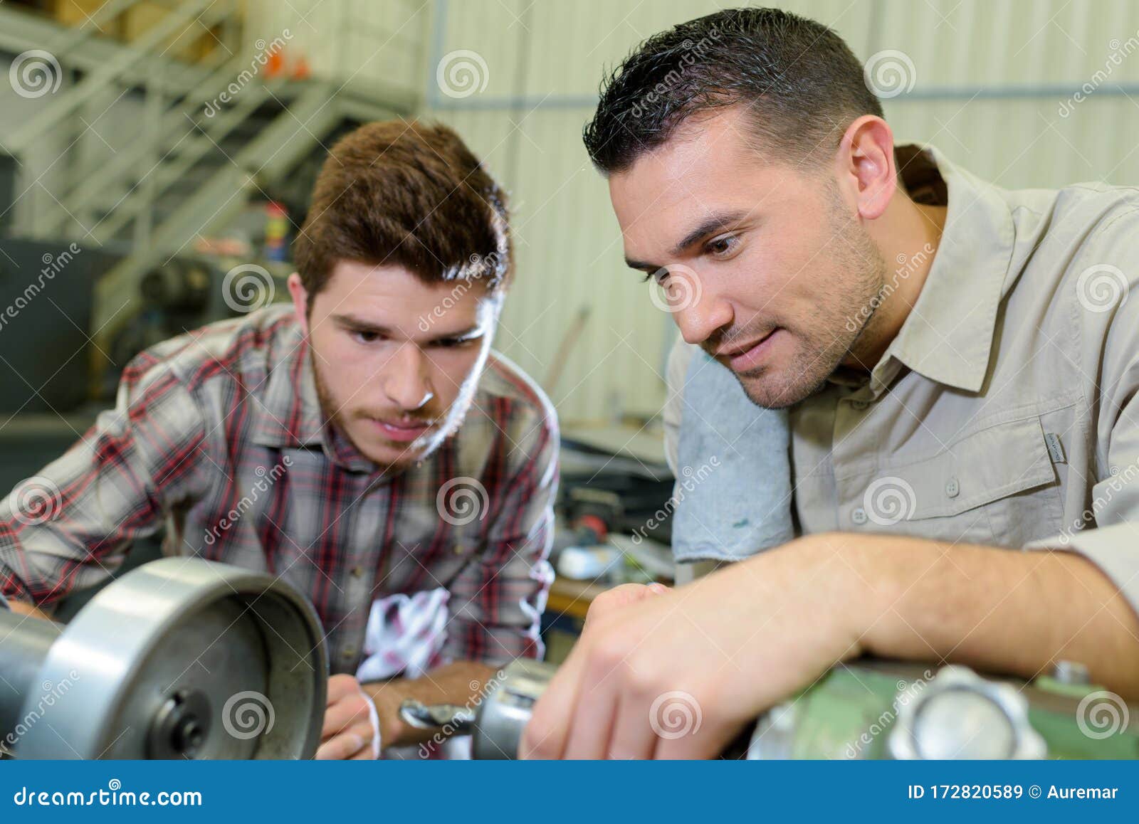 Mechanical Engineers Studying Concept Stock Image - Image of machanic ...