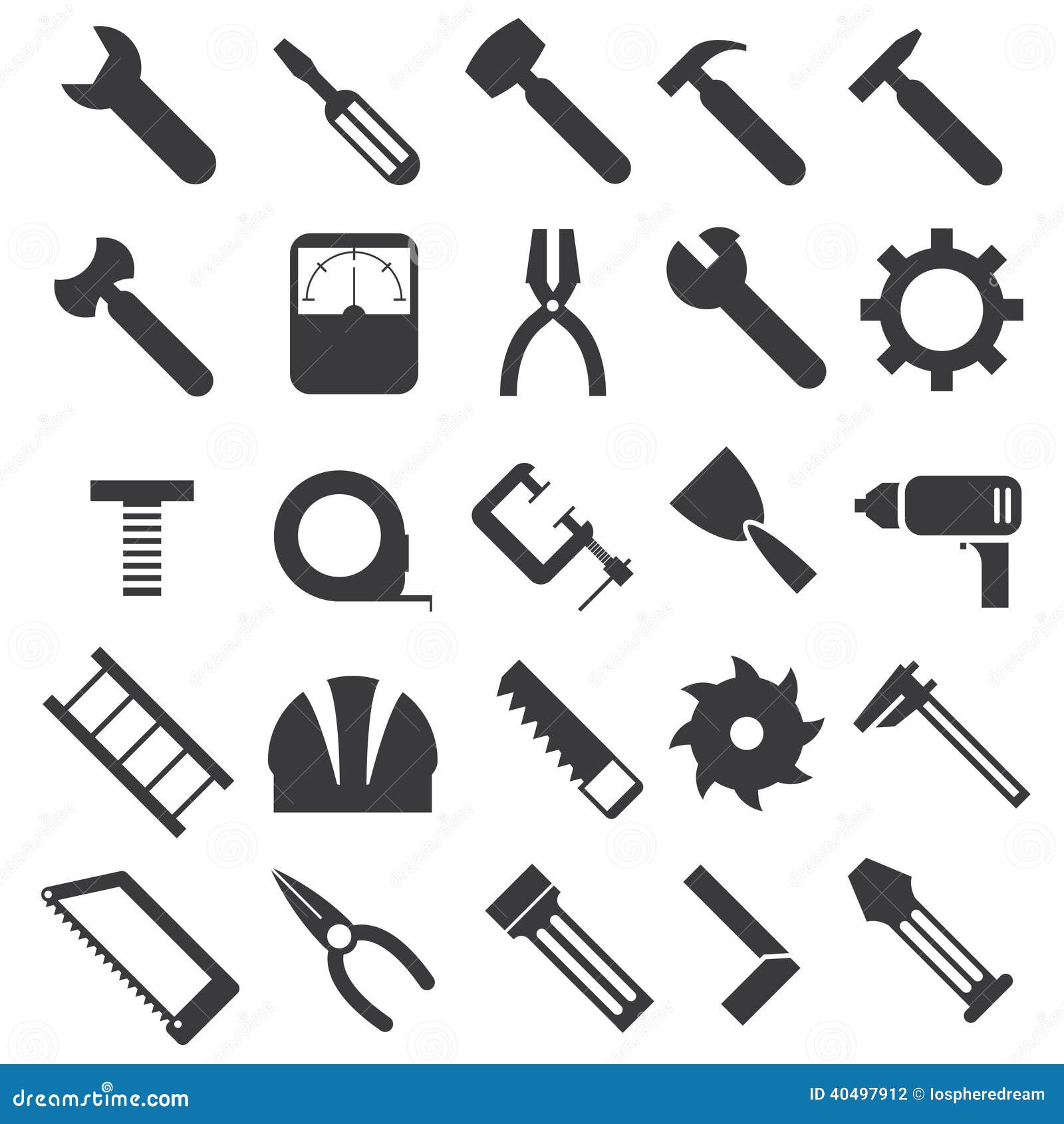 Cat Equipment Set Icons In Cartoon Style. Big Collection Of Cat ...