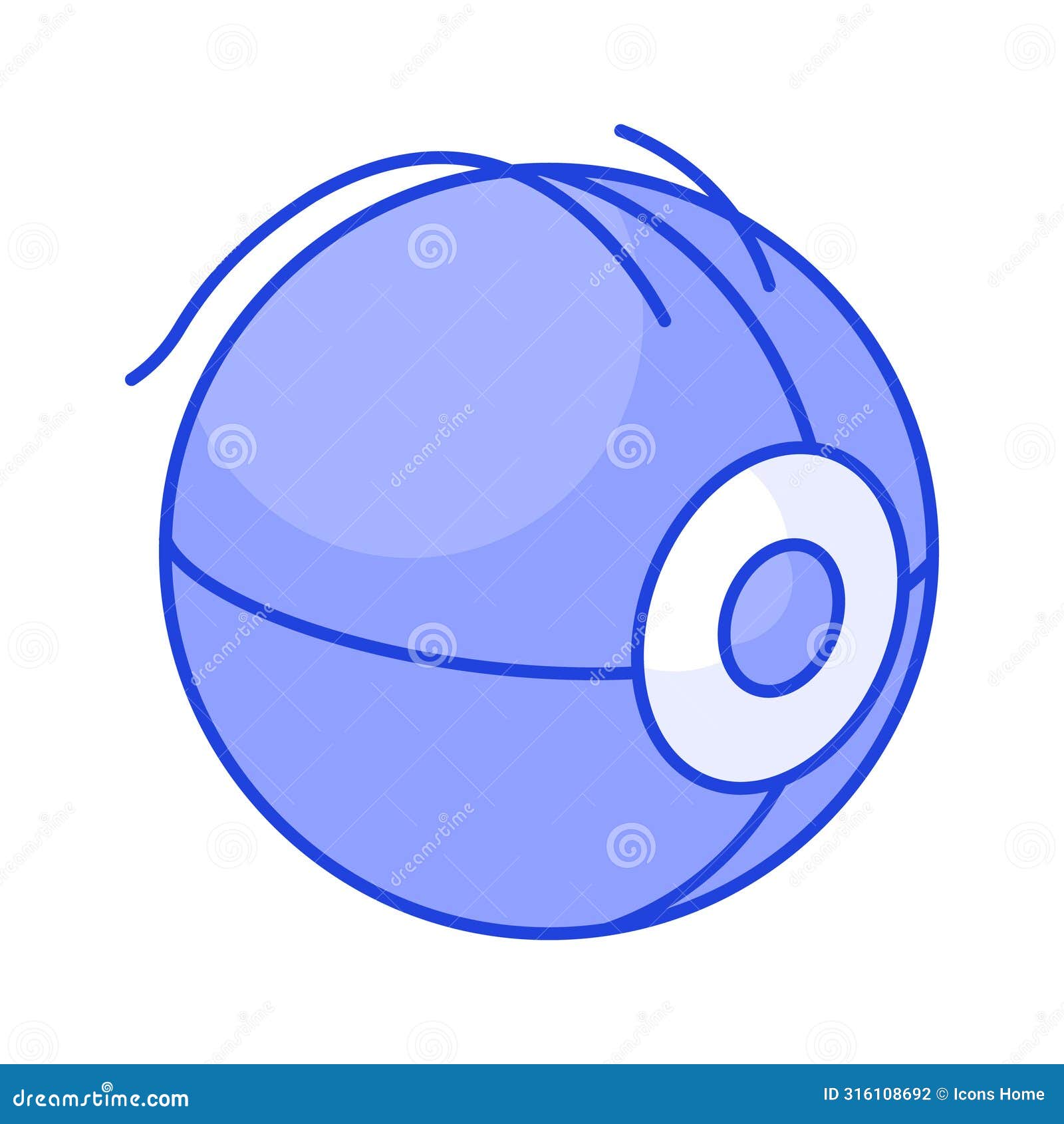 Mechanical Eye Vector, Artificial Intelligence Icon Design Stock Vector ...