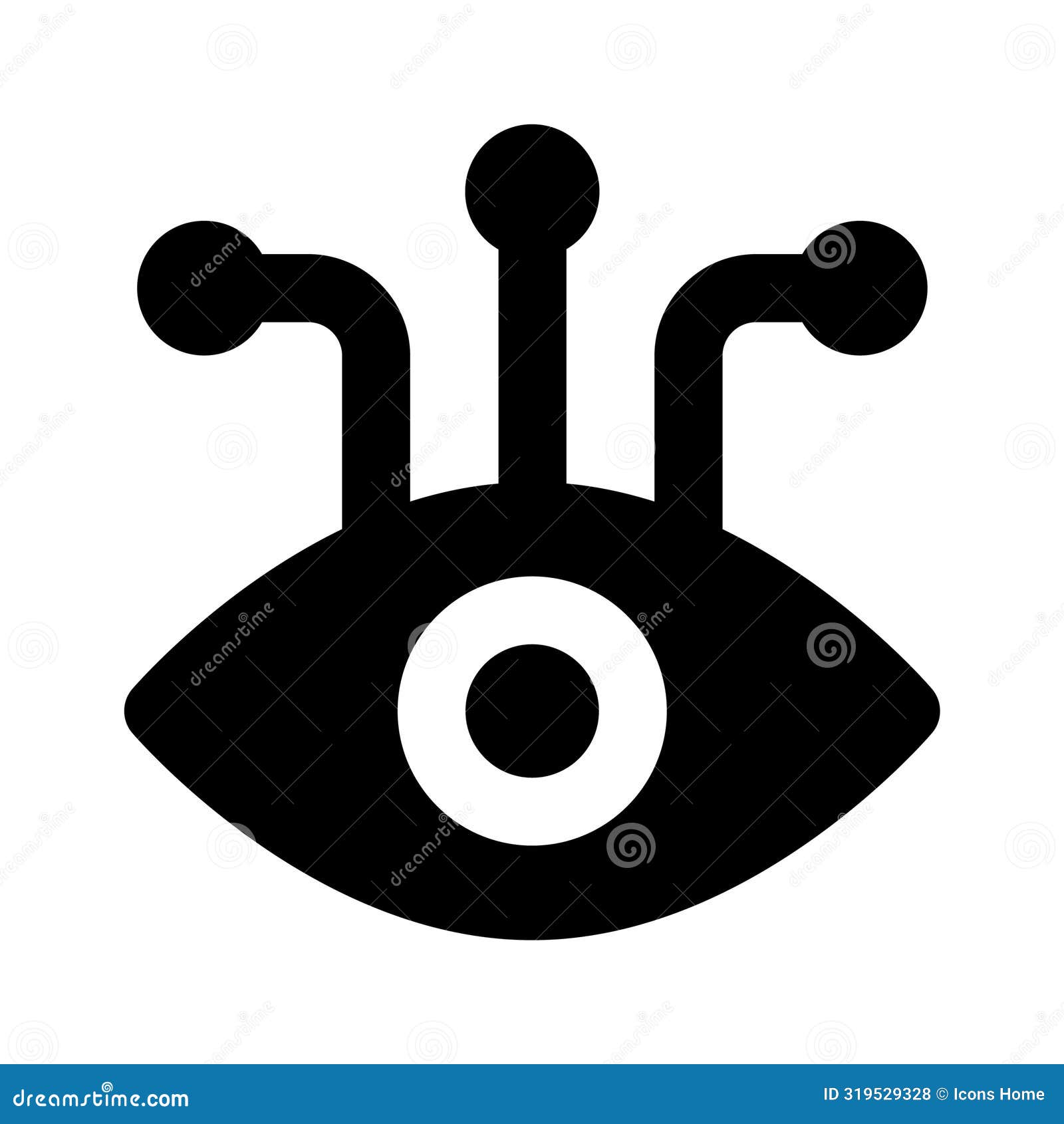 Mechanical Eye Vector, Artificial Intelligence Icon Design Stock ...