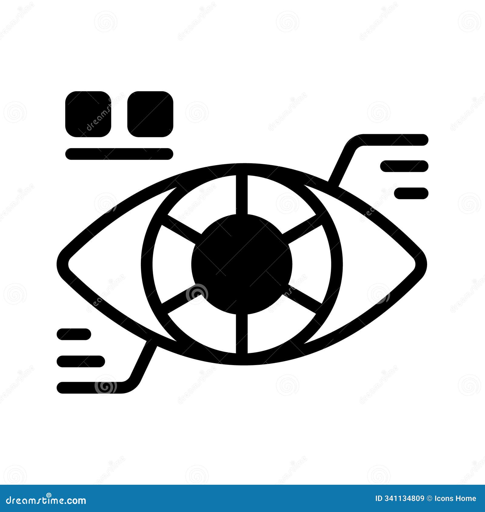 Mechanical Eye Vector, Artificial Intelligence Icon Design Stock ...