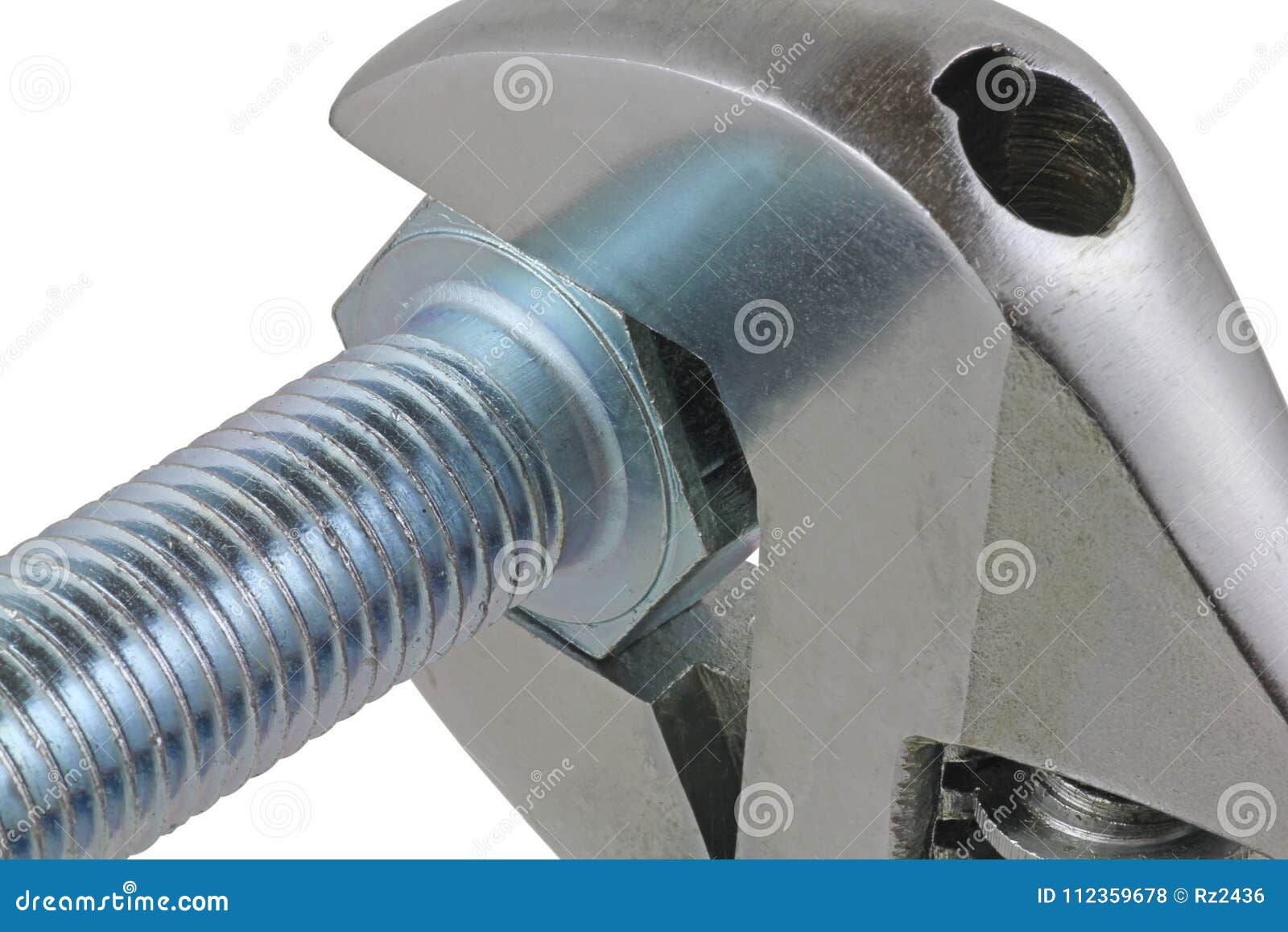 Mechanical fastener stock photo. Image of service, hexagonal - 112359678