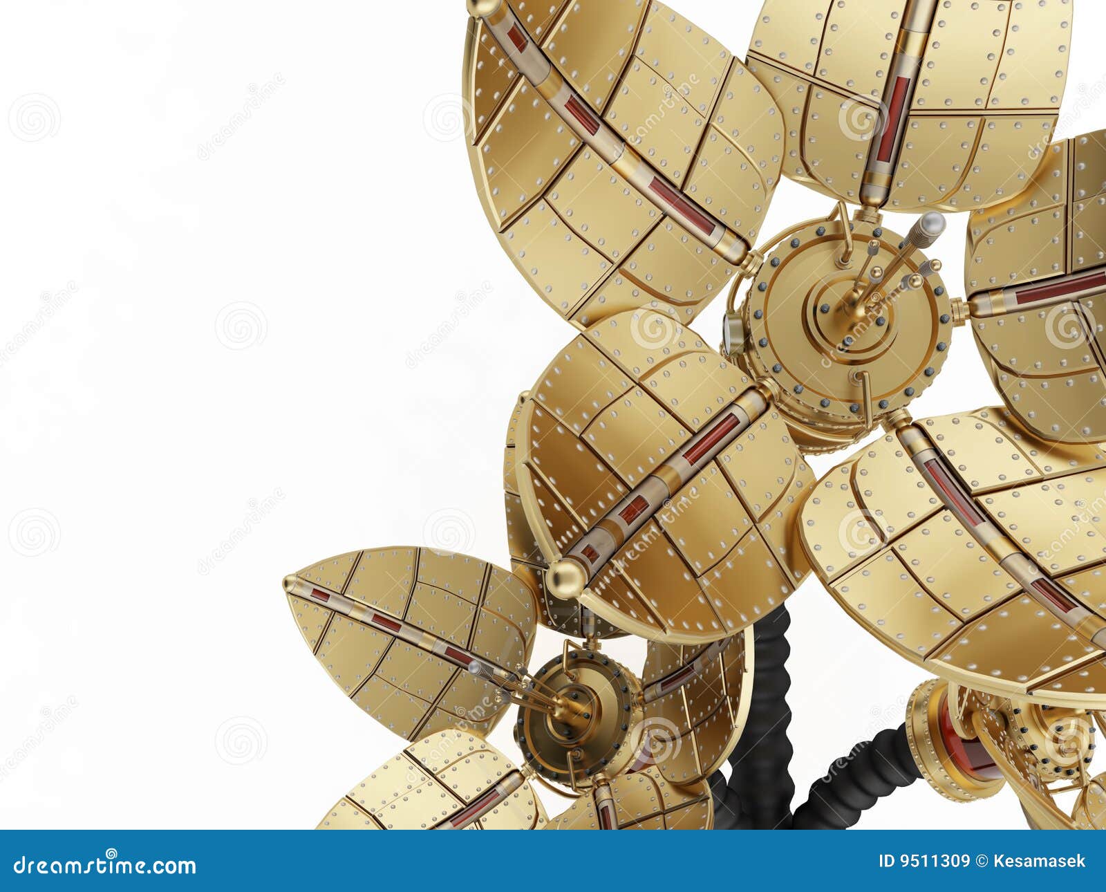 Mechanical Flowers Royalty-Free Stock Photography | CartoonDealer.com ...
