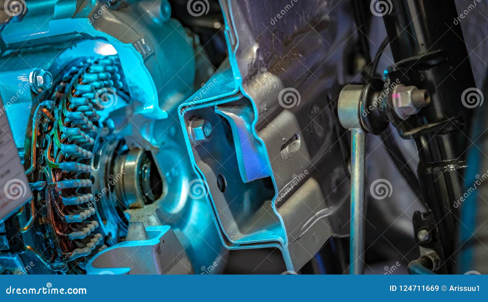 Mechanical Gear Backlash Engine Parts Stock Image - Image of industrial ...