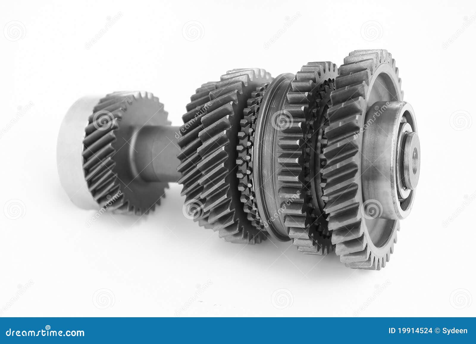 Mechanical gear in BW stock photo. Image of auto, engineering - 19914524
