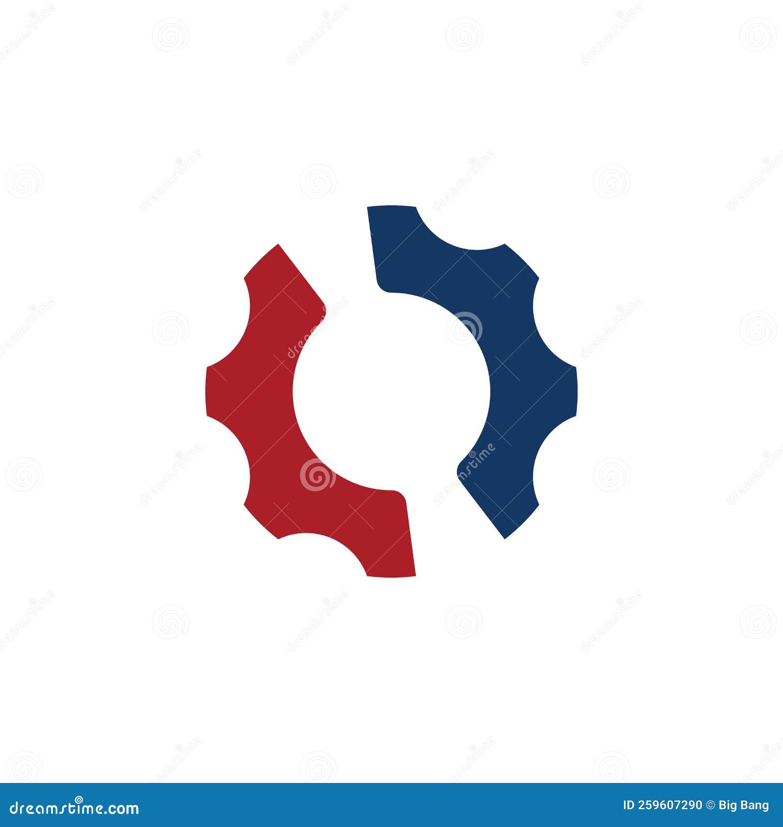 Mechanical Gear Logo Template Vector Element Stock Vector ...