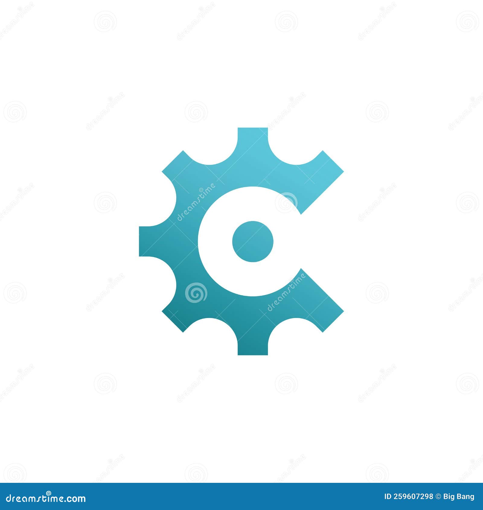Mechanical Gear Logo Template Vector Element Stock Vector ...