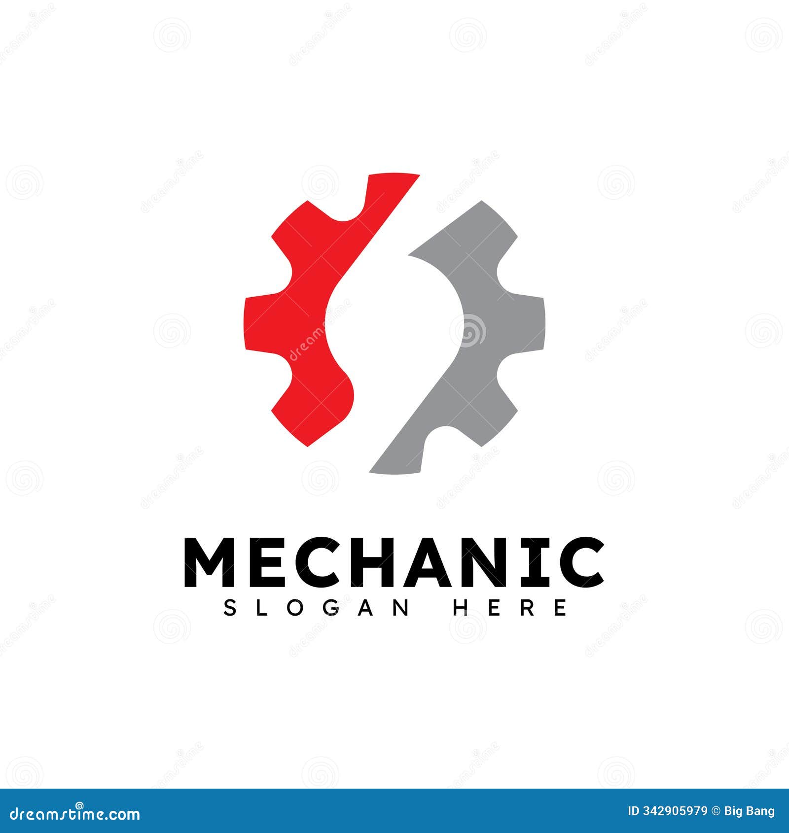 Mechanical Gear Logo Template Vector Element Stock Vector ...