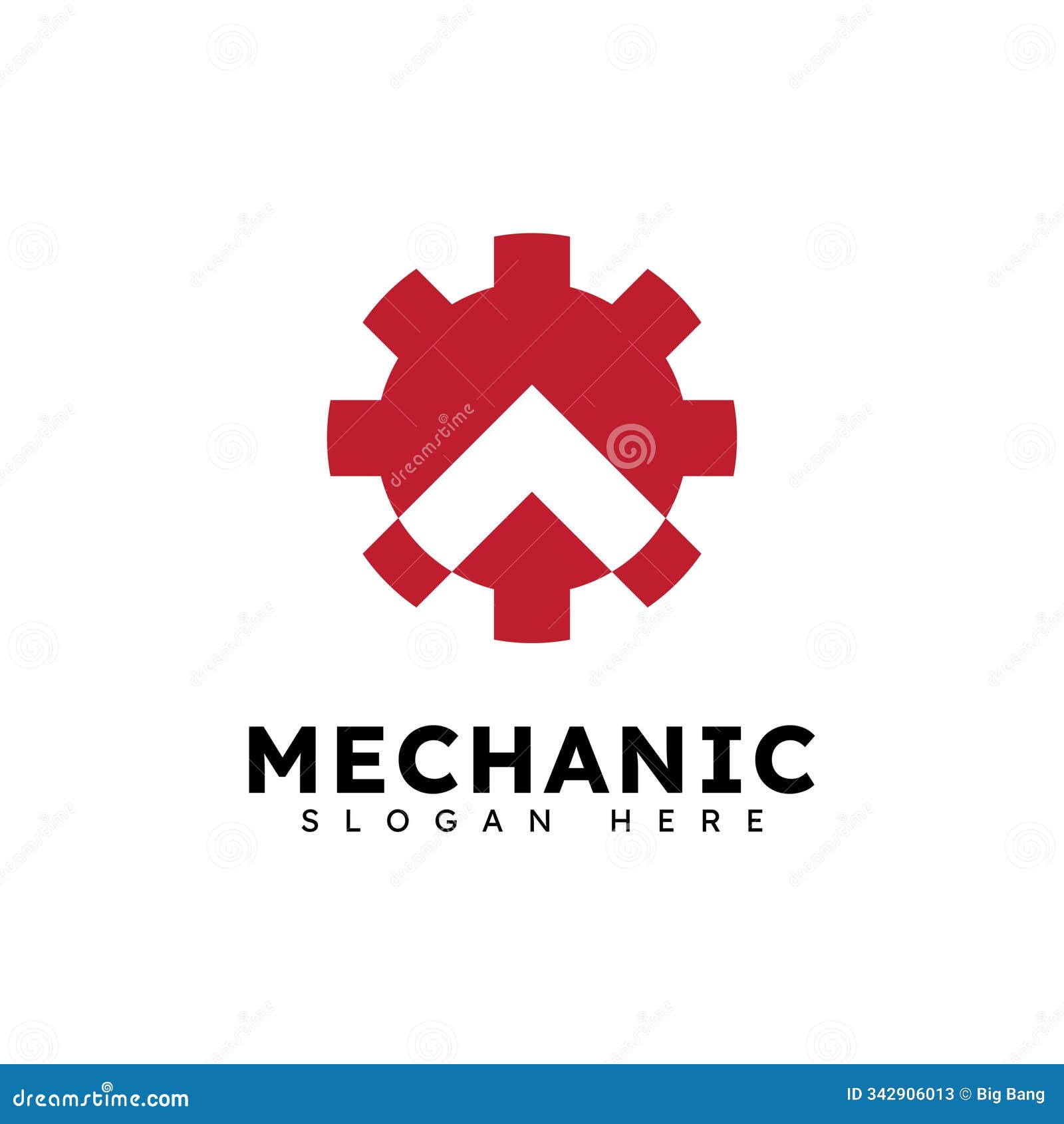 Mechanical Gear Logo Template Vector Element Stock Vector ...