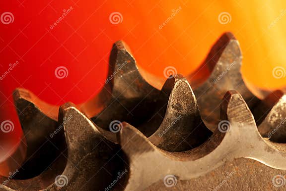 Mechanical gear teeth stock photo. Image of metal, details - 16914084