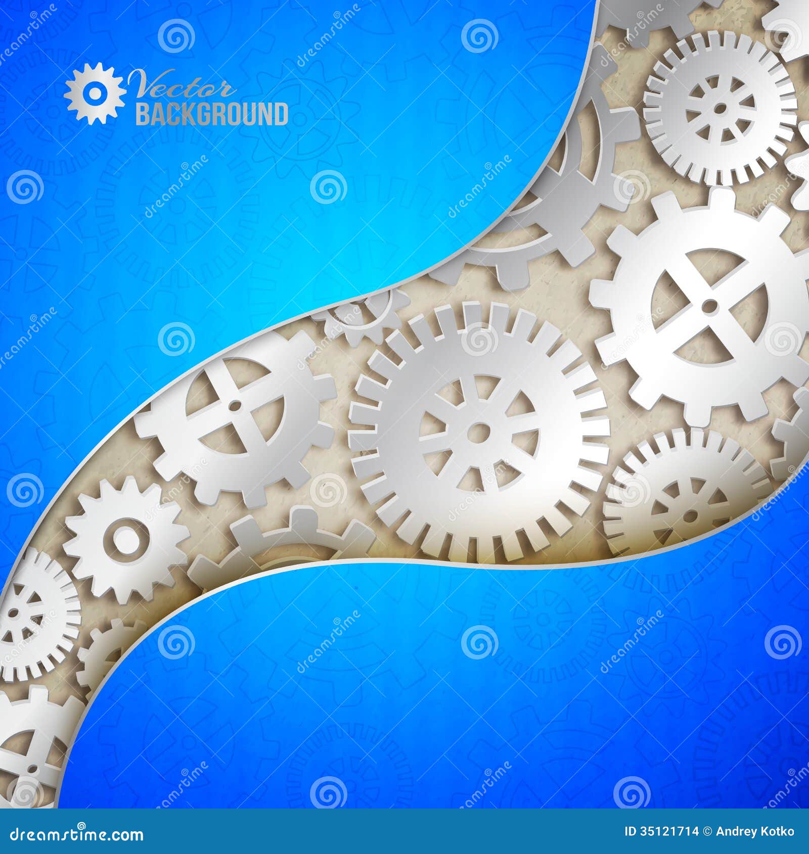 Mechanical Gears Background. Stock Photo - Image of machine, business ...