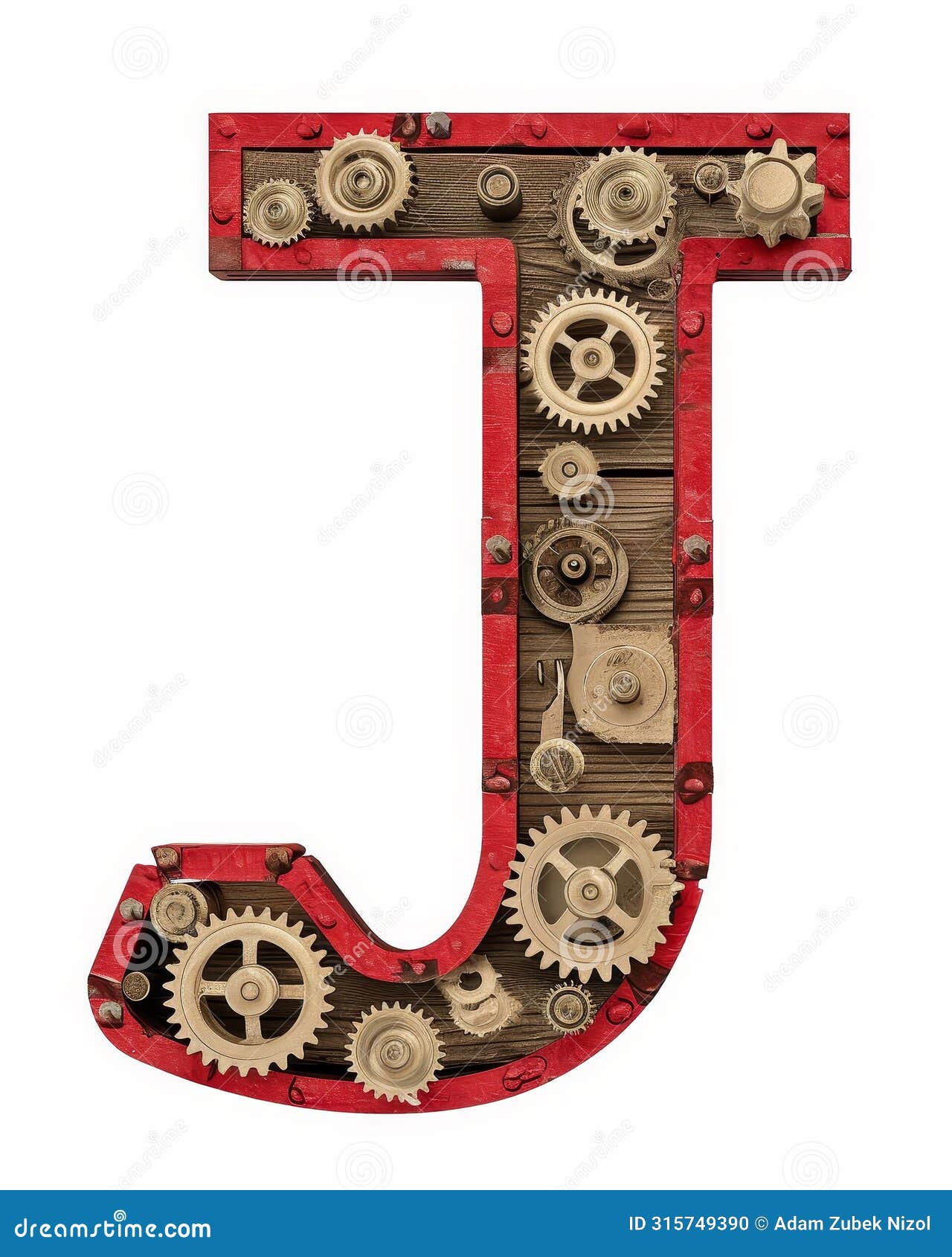 Mechanical Gears and Cogs in Vintage Style Stock Illustration ...