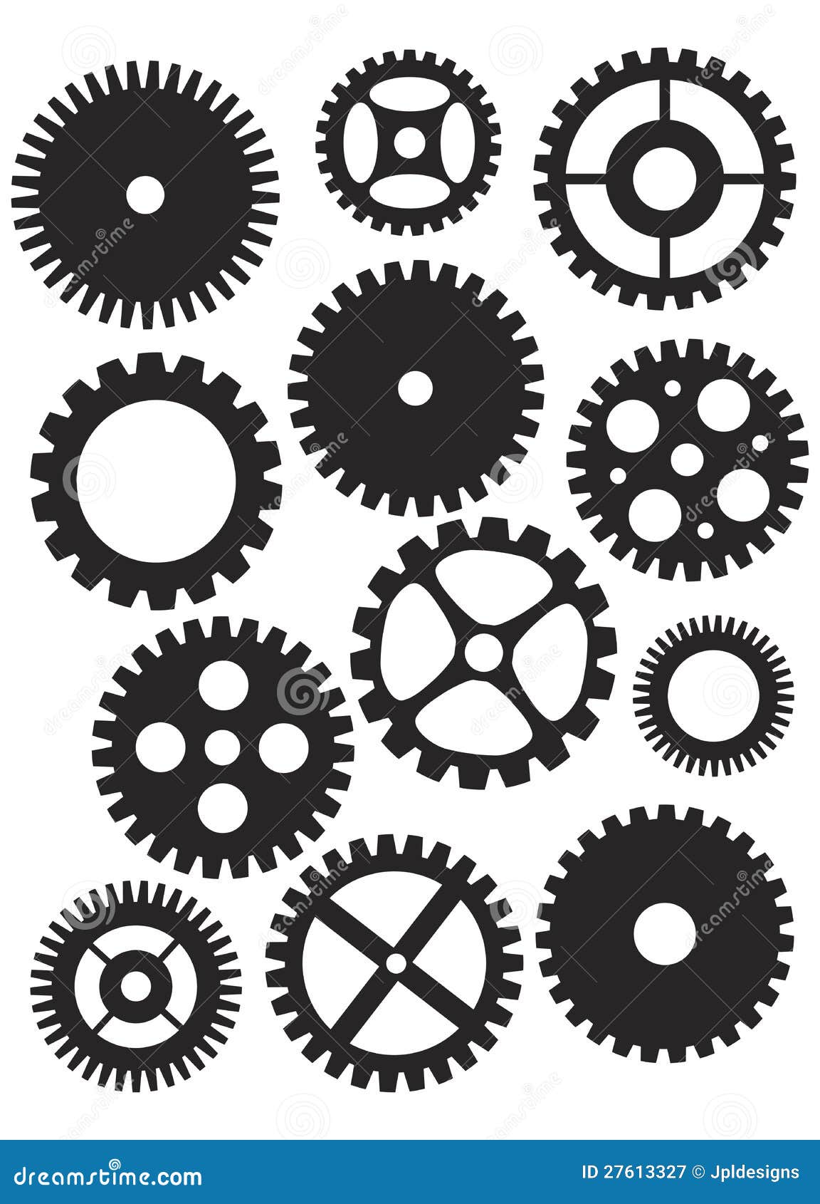 Mechanical Gears Illustration Stock Illustration - Illustration of ...