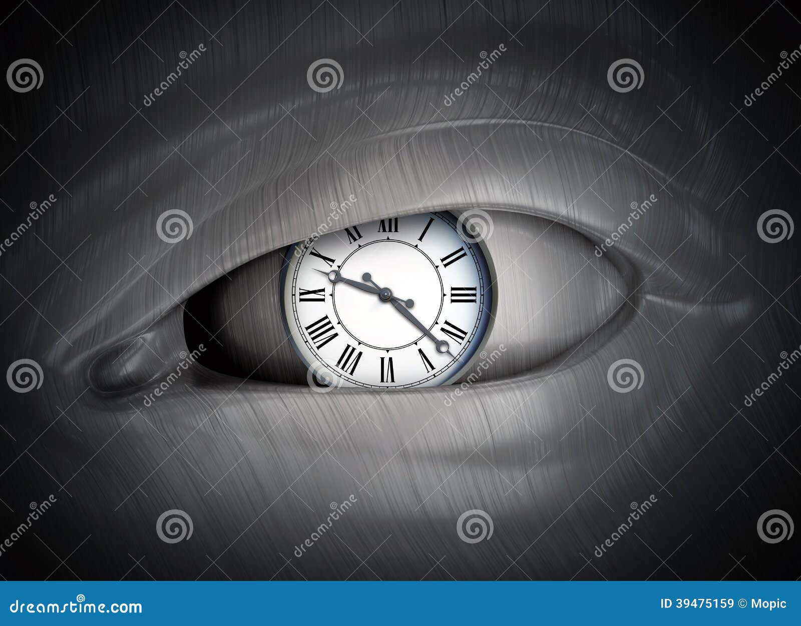 Mechanical Gears Inside a Robot S Eye Stock Illustration - Illustration ...