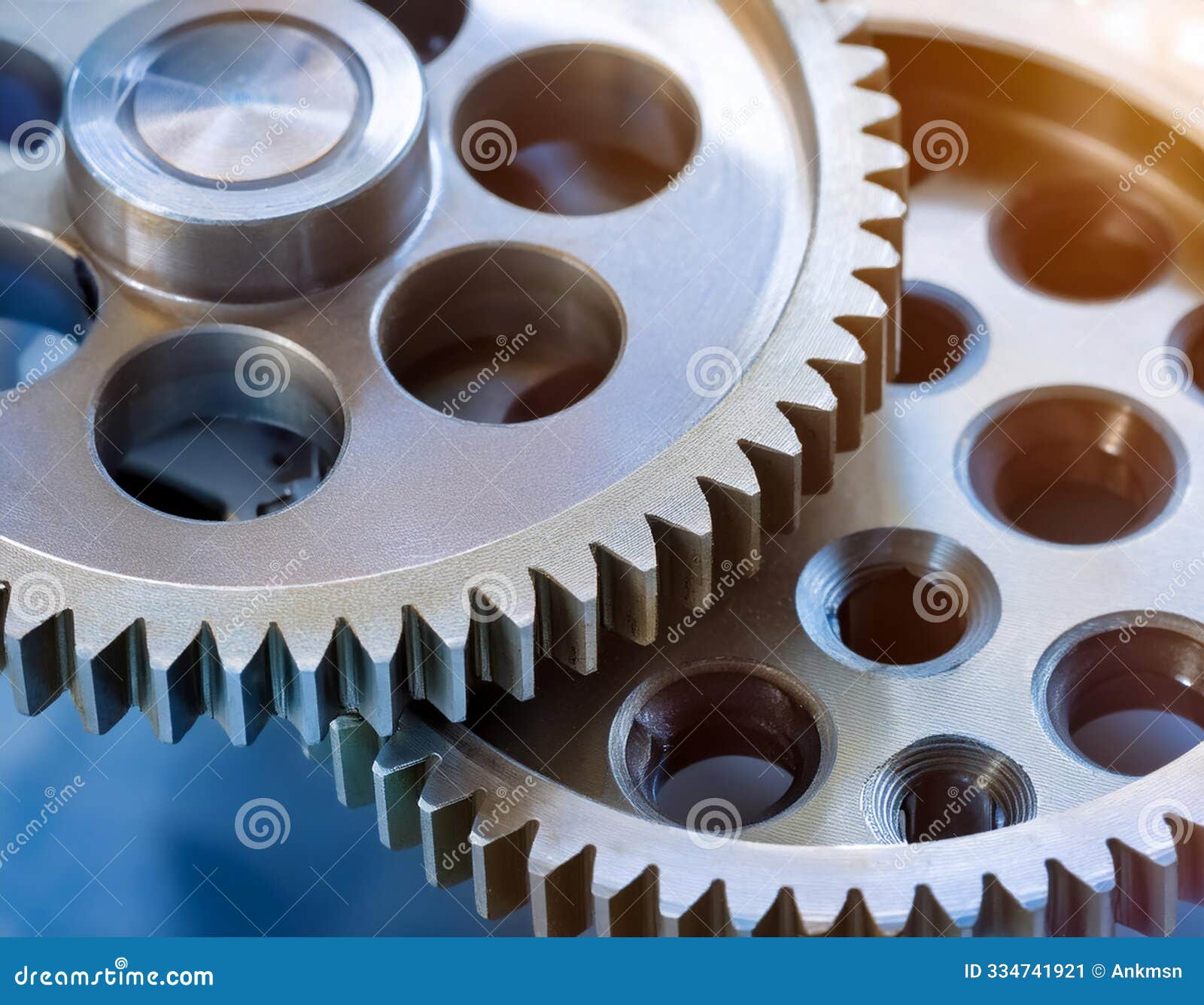 Mechanical Gears Interlocking, Representing Machinery, Engineering, and ...