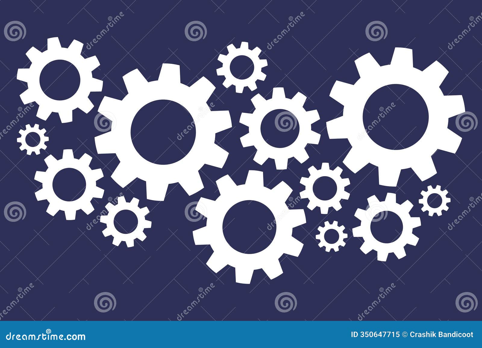 Mechanical Gears Planetary Transmission Stainless Steel Metal Icons 3D ...