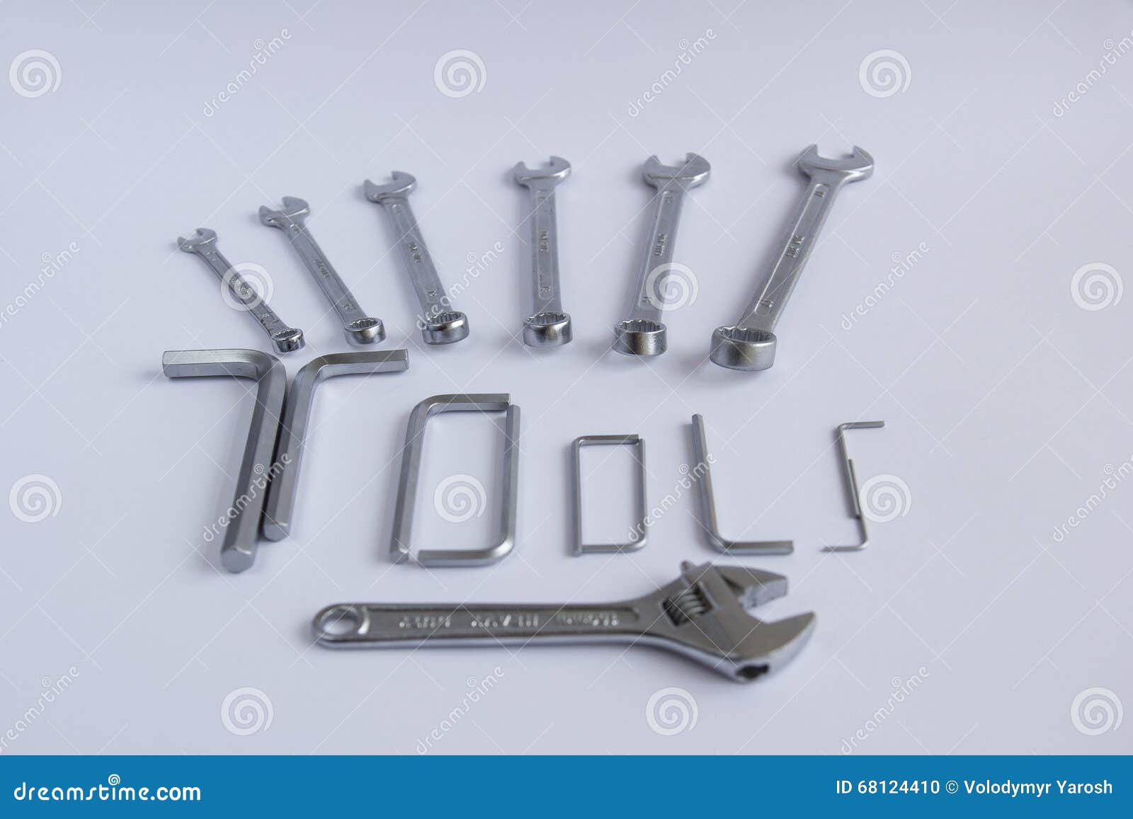 Mechanical hand tools stock photo. Image of studio, steel - 68124410