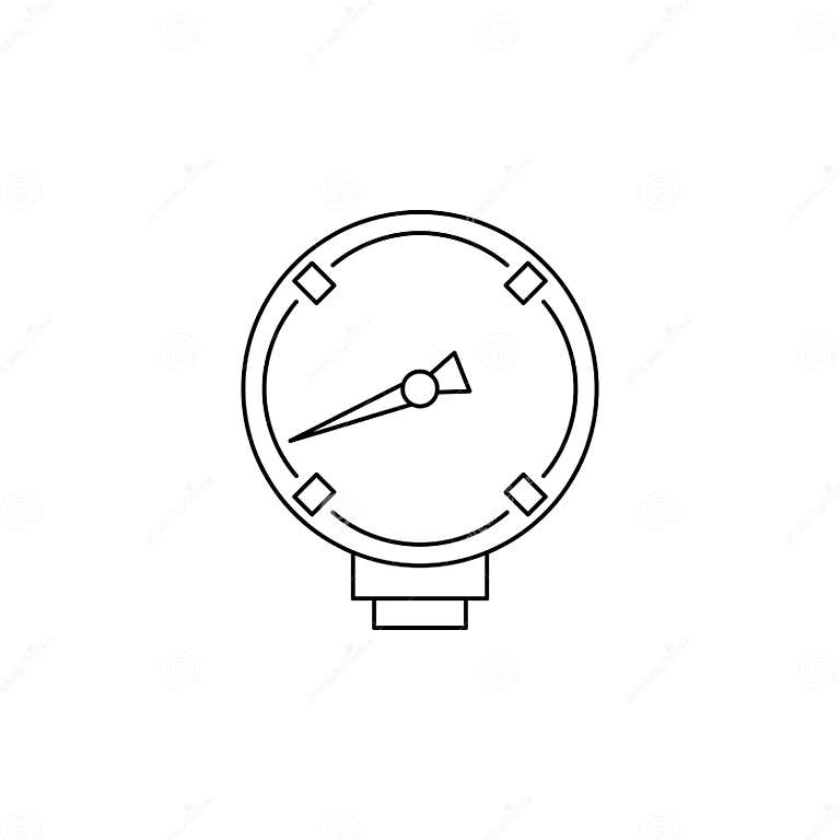 Mechanical Index Icon. Element of Measuring Instruments for Mobile ...