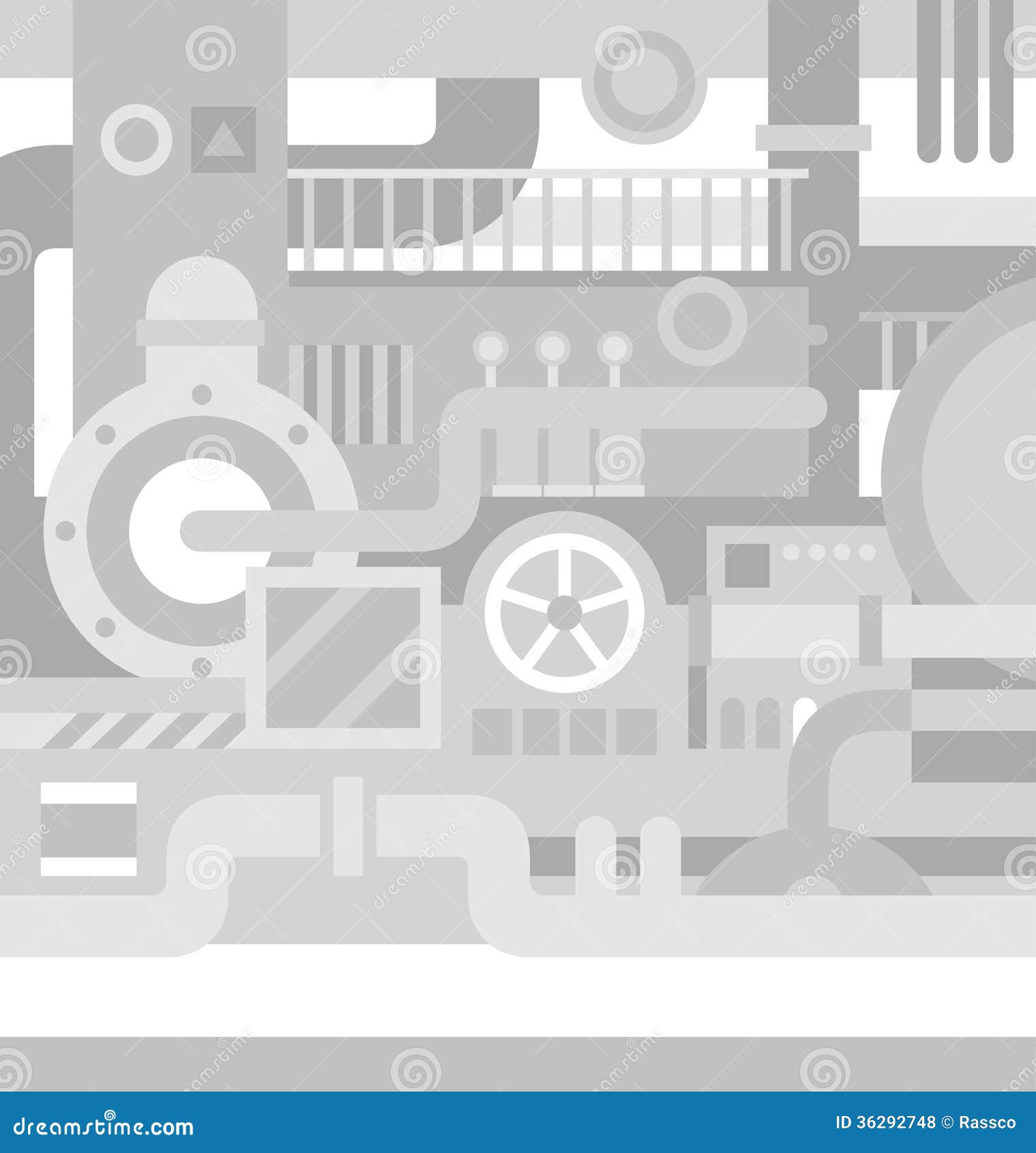 Mechanical Industrial Background Stock Vector - Illustration of pattern ...