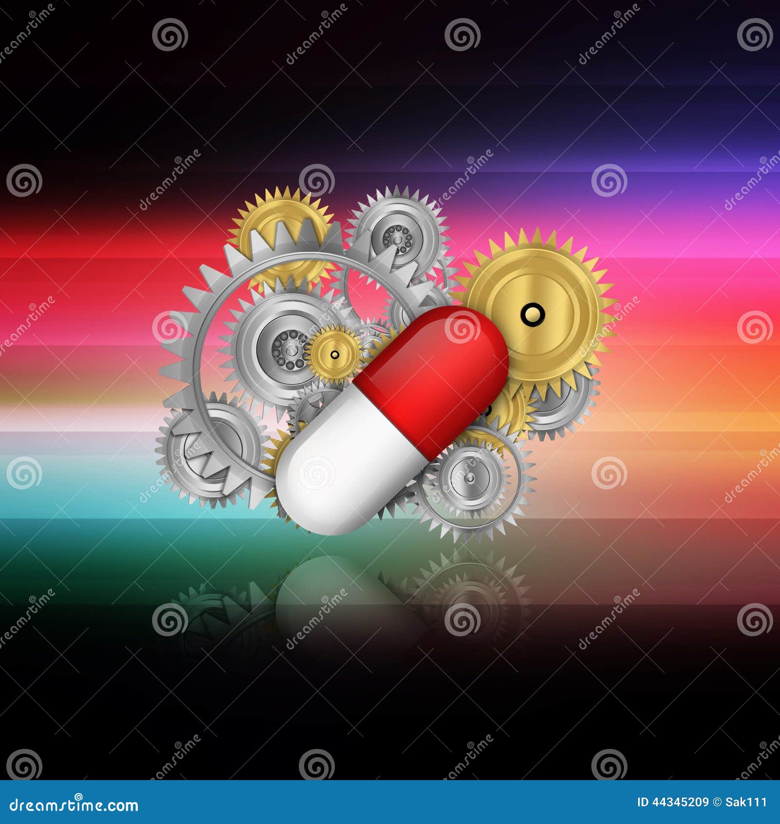 Mechanical Industries in Pharmaceutical Manufacturing on Abstr Stock ...