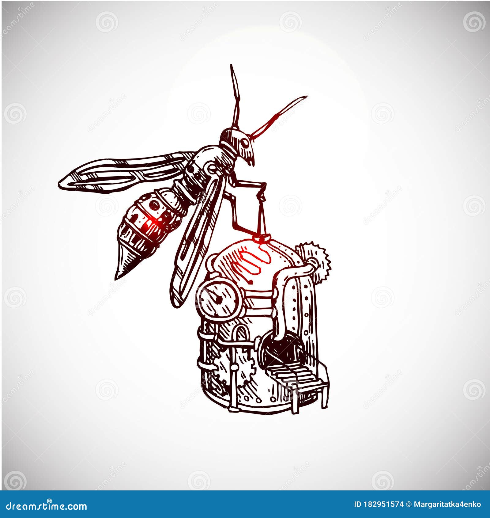INSECT - An Hand Drawn Vector Pack, Line Art | CartoonDealer.com #91689619