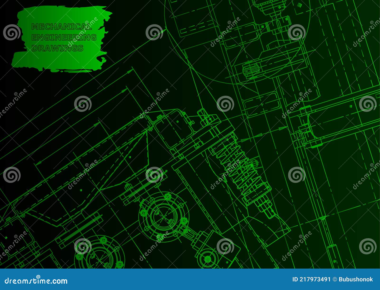 Mechanical Instrument Making. Technical Abstract Background Stock ...
