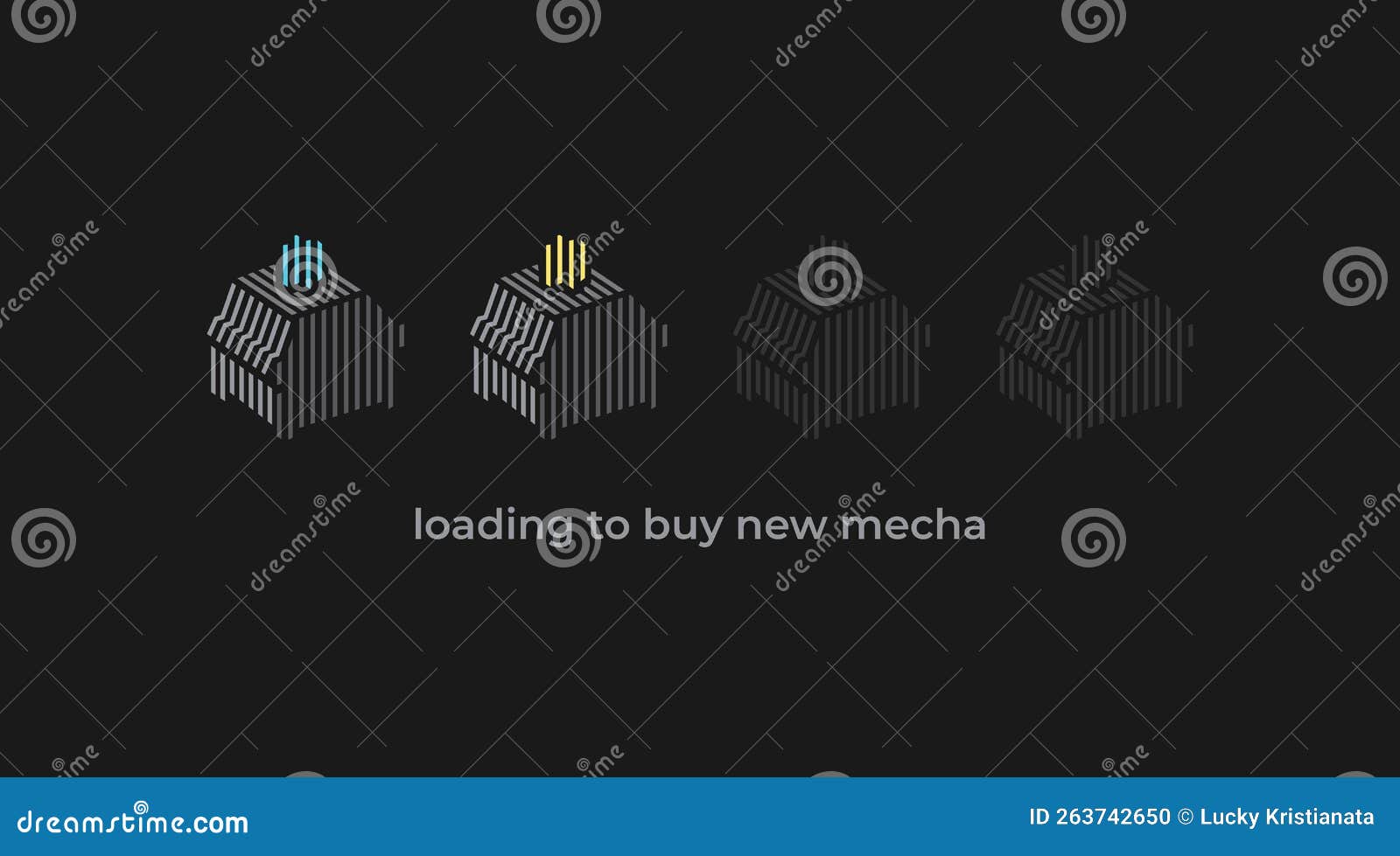 Mechanical Keyboard Switches And Keycaps Drawing Cartoon Vector ...