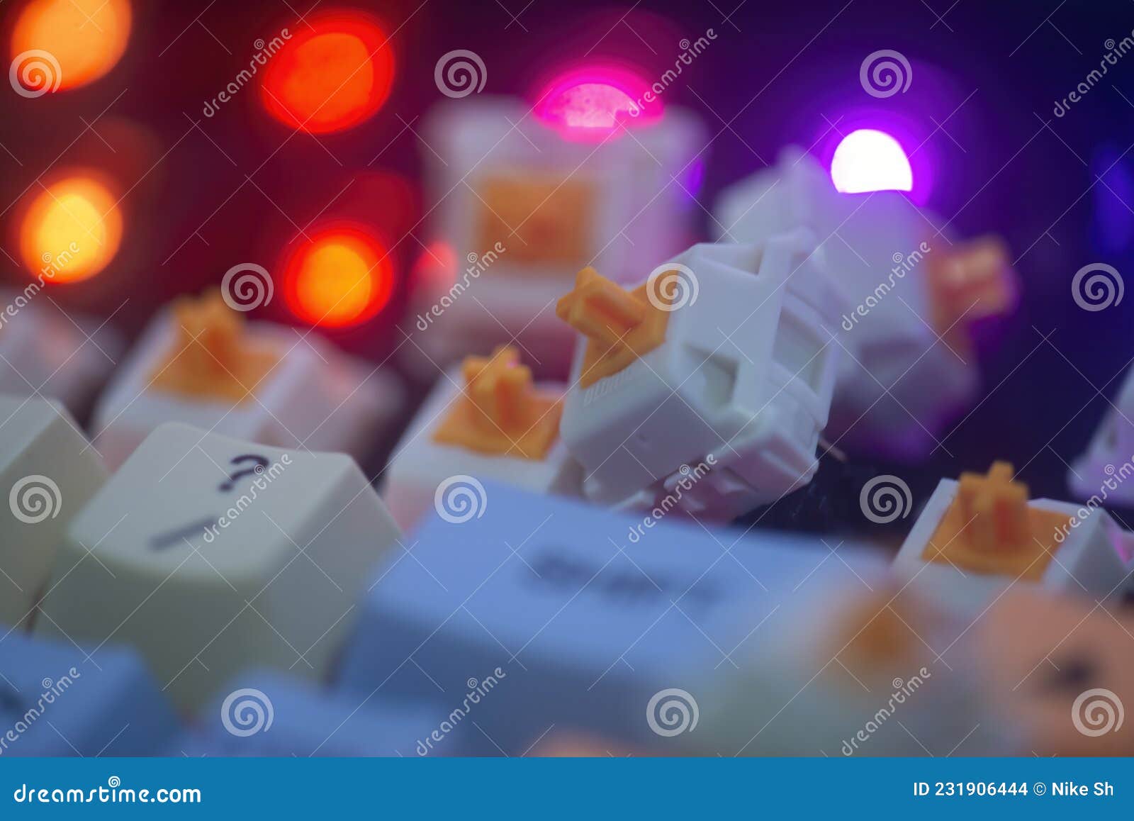 Mechanical keyboard switch stock photo. Image of black - 231906444