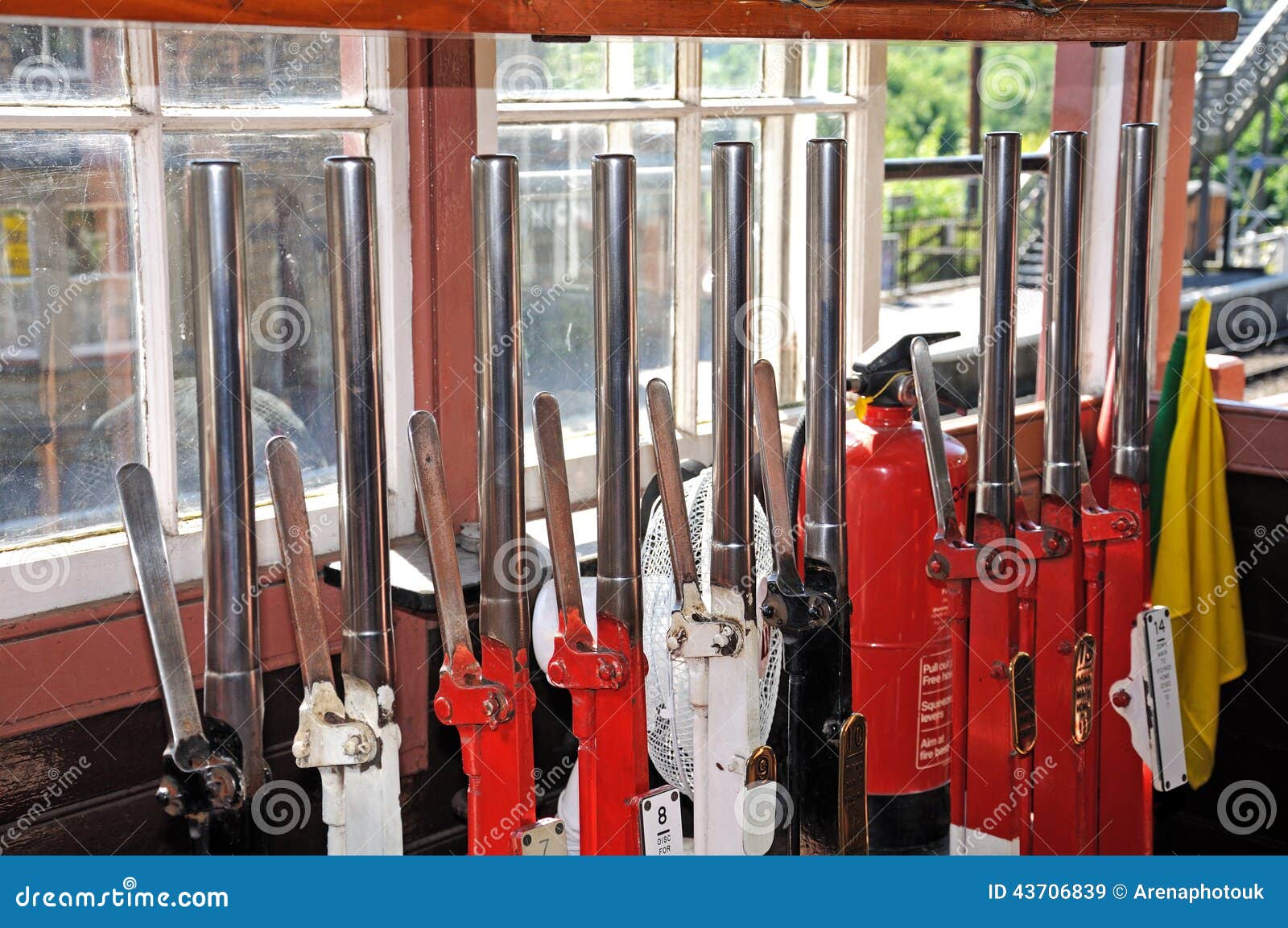 Mechanical Lever Frame Inside Signal Box, Highley. Editorial Stock ... Mechanical Lever Frame Inside Signal Box, Highley. Editorial Stock ...