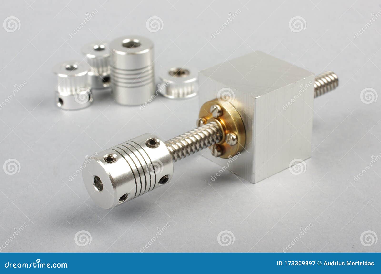 Mechanical Linear Actuator For 3D Printers And CNC Machines Royalty ...